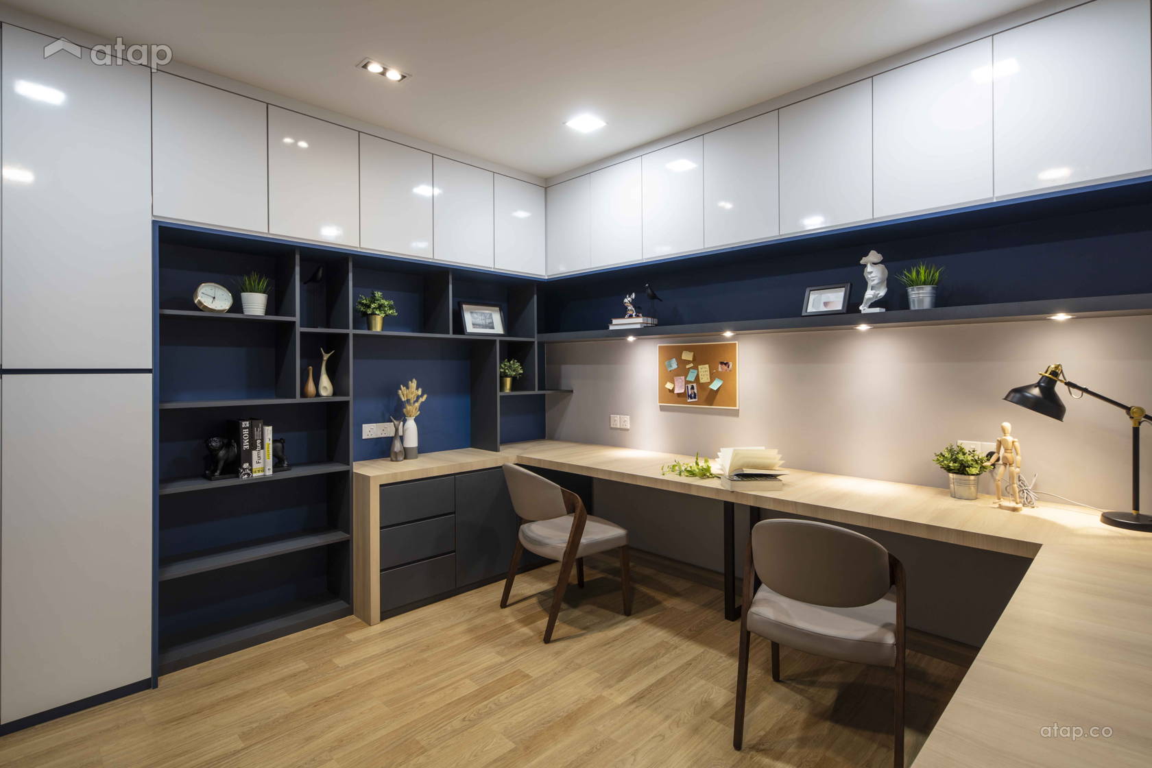 Classic Modern Study Room semi-detached design ideas & photos Malaysia ...