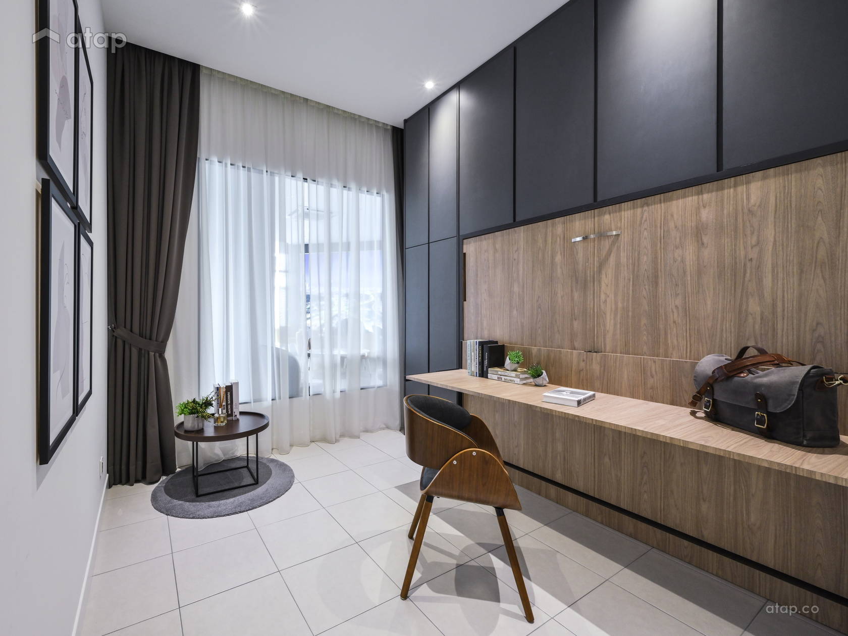 Contemporary Bedroom condominium design ideas & photos Malaysia | Atap.co