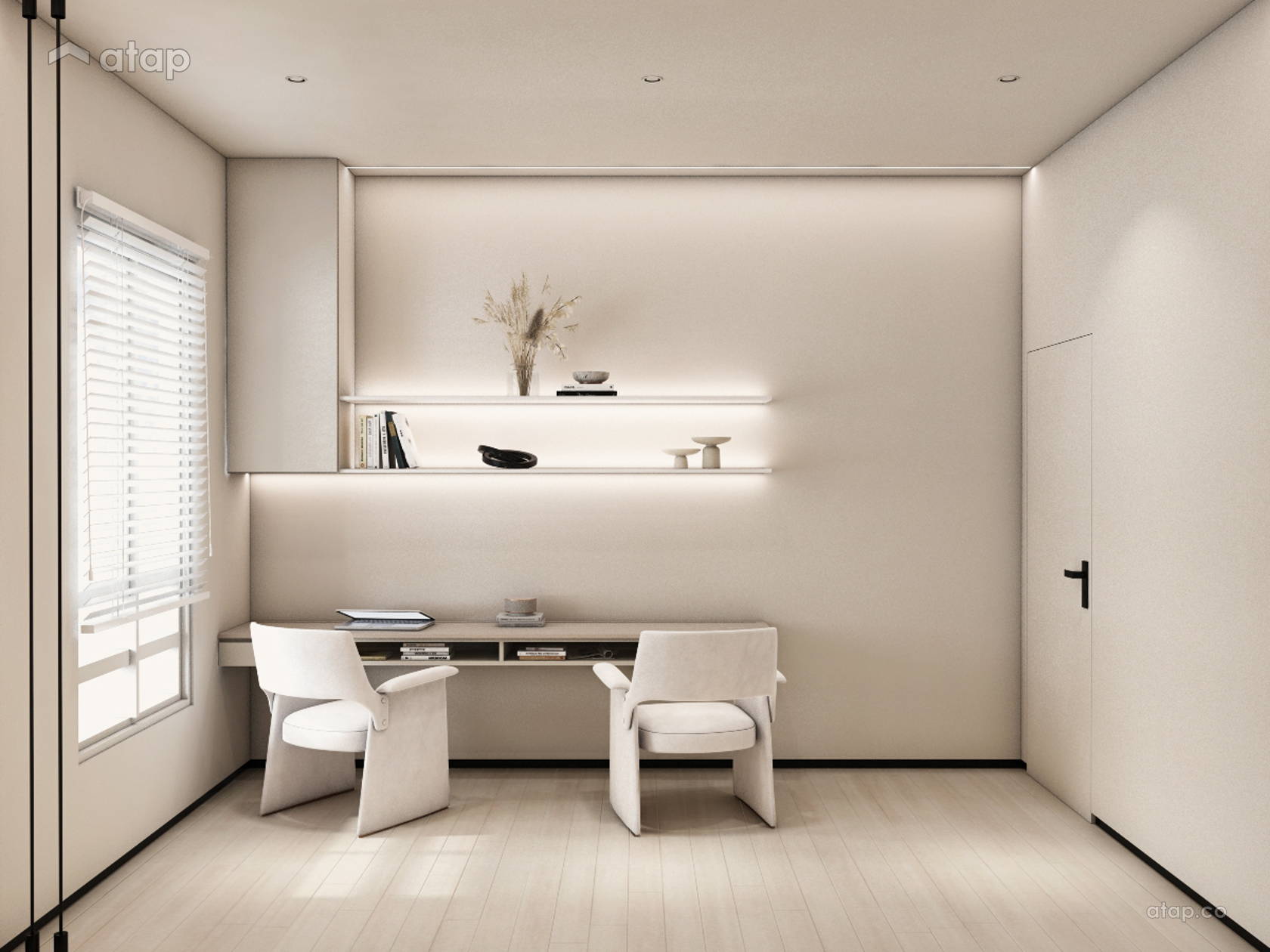 Contemporary Modern Study Room condominium design ideas & photos ...