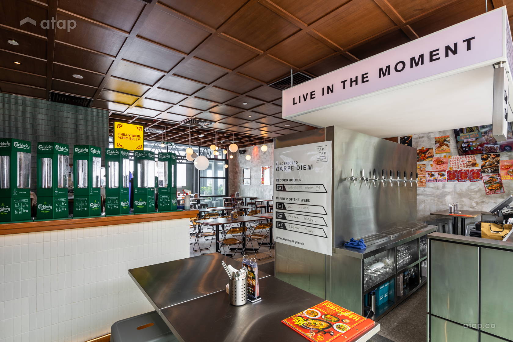 Retro Rustic F&B shopping mall design ideas & photos Malaysia | Atap.co