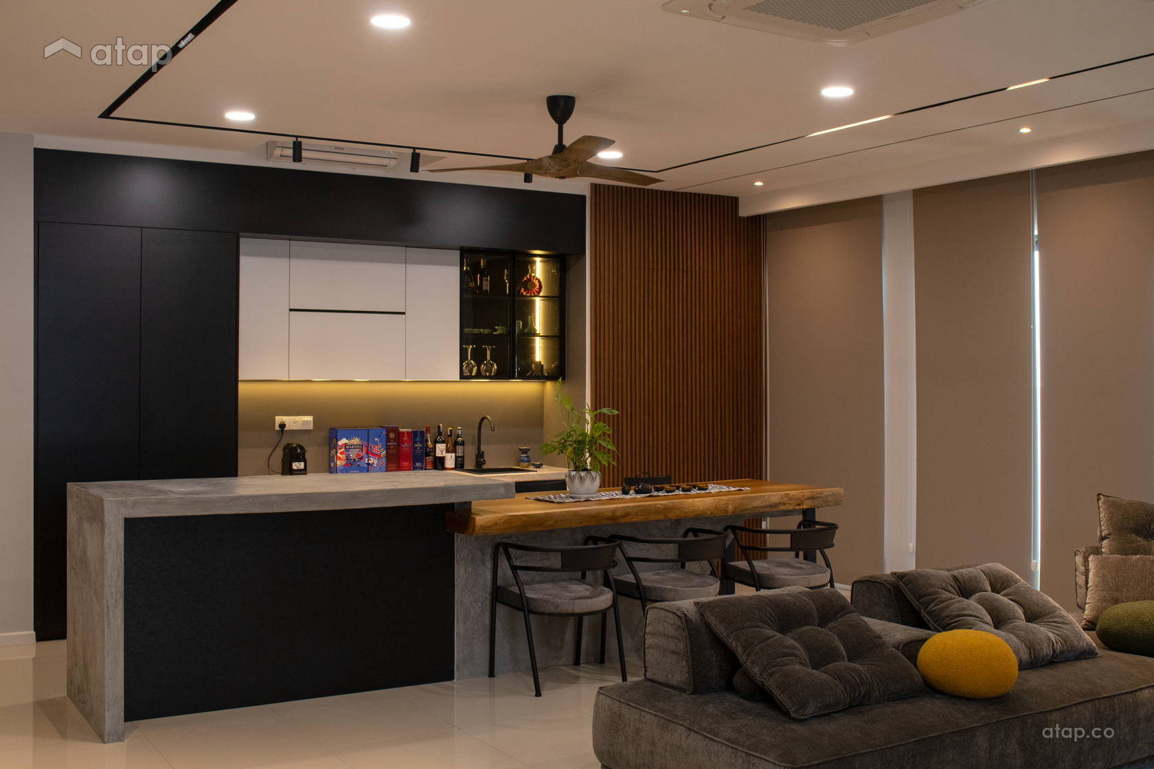 Industrial Kitchen semi-detached design ideas & photos Malaysia | Atap.co