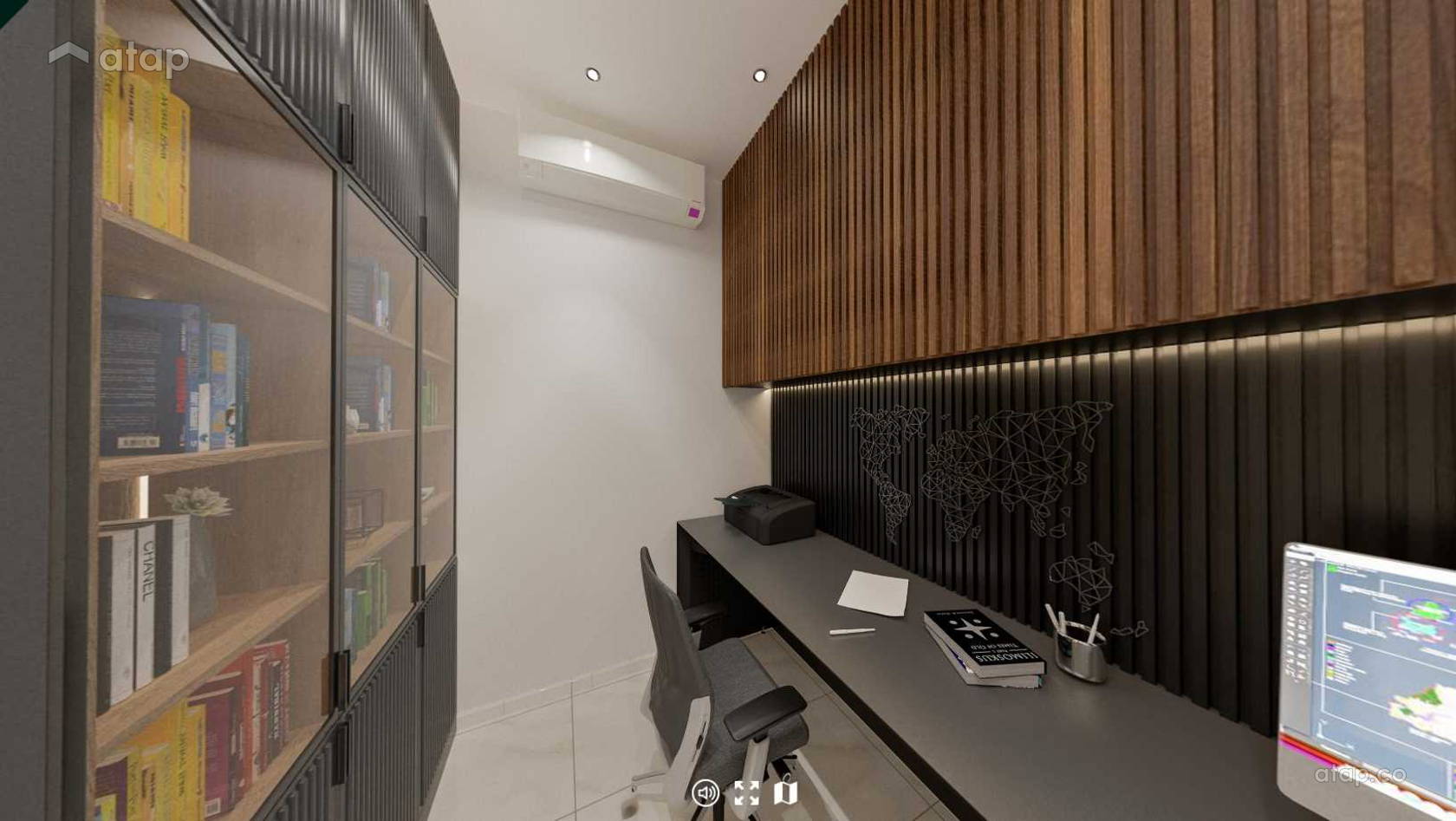 Contemporary Study Room apartment design ideas & photos Malaysia | Atap.co