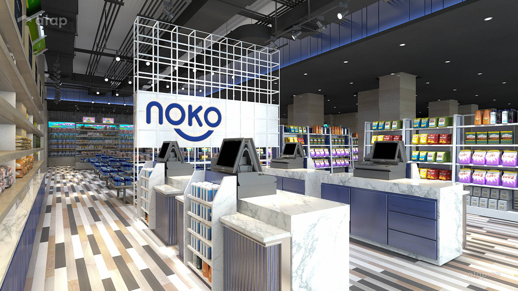 Industrial Retail shophouse design ideas & photos Malaysia | Atap.co