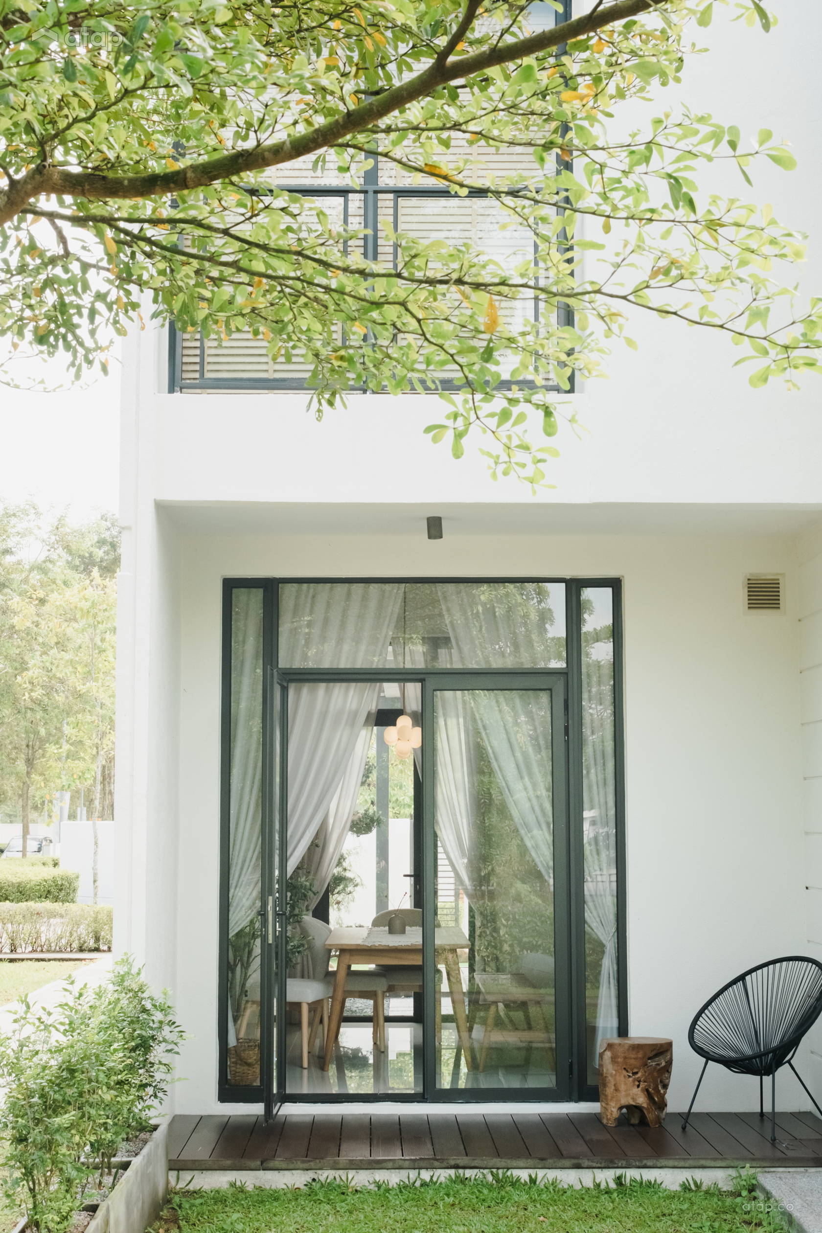 Rustic Zen Garden terrace design ideas & photos Malaysia | Atap.co