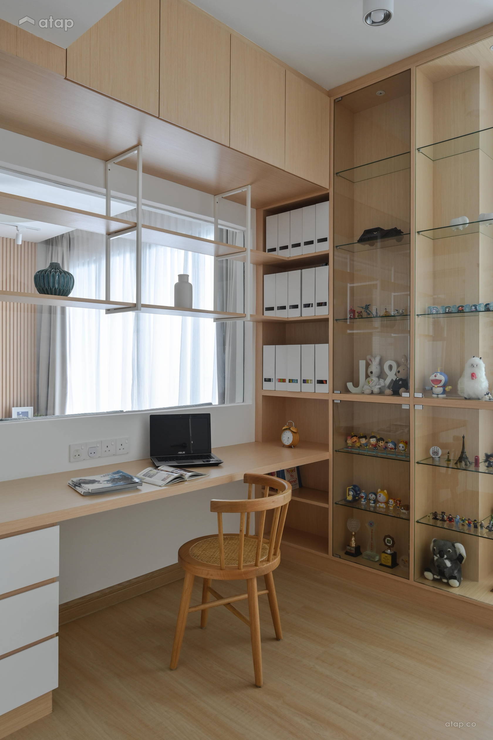 Minimalistic Zen Study Room condominium design ideas & photos Malaysia ...