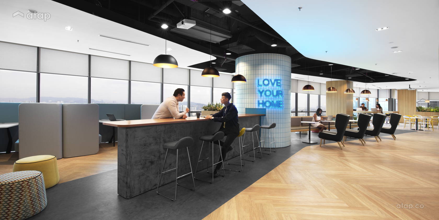 Modern Scandinavian Office skyscraper design ideas & photos Malaysia ...