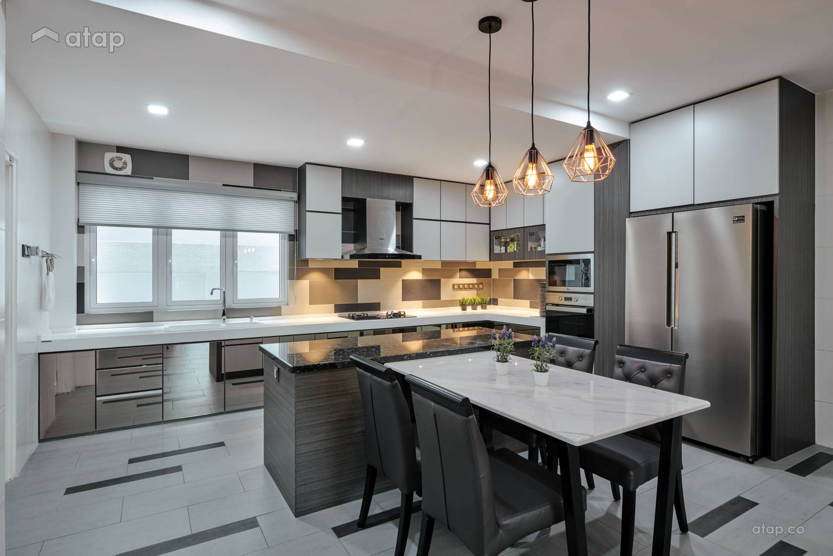 Modern Kitchen semi-detached design ideas & photos Malaysia | Atap.co