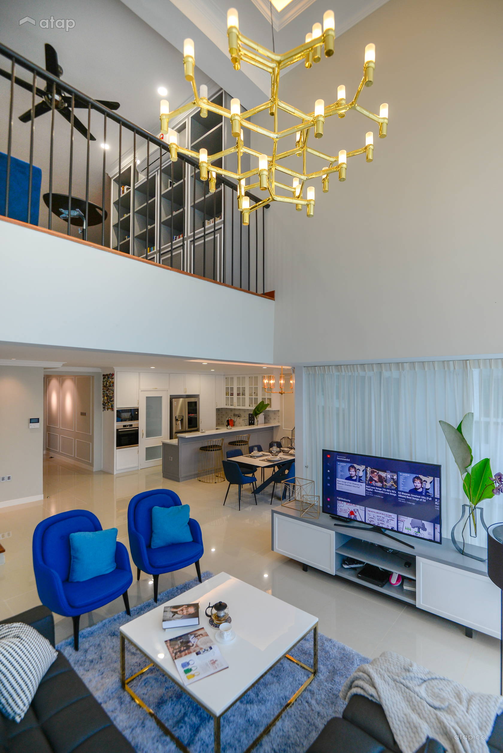 Classic Modern Living Room condominium design ideas & photos Malaysia ...