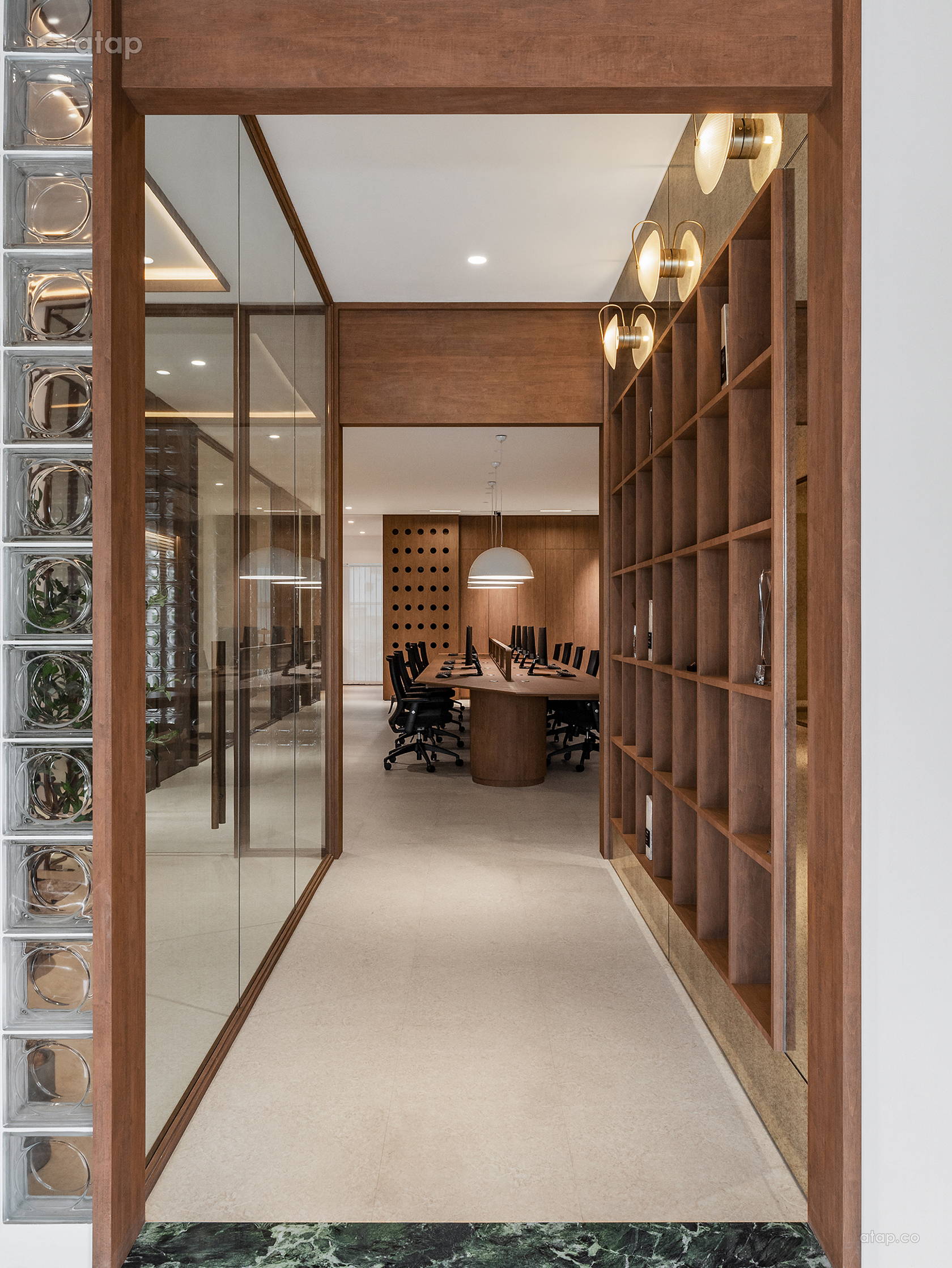 Modern Retro Office shophouse design ideas & photos Malaysia | Atap.co