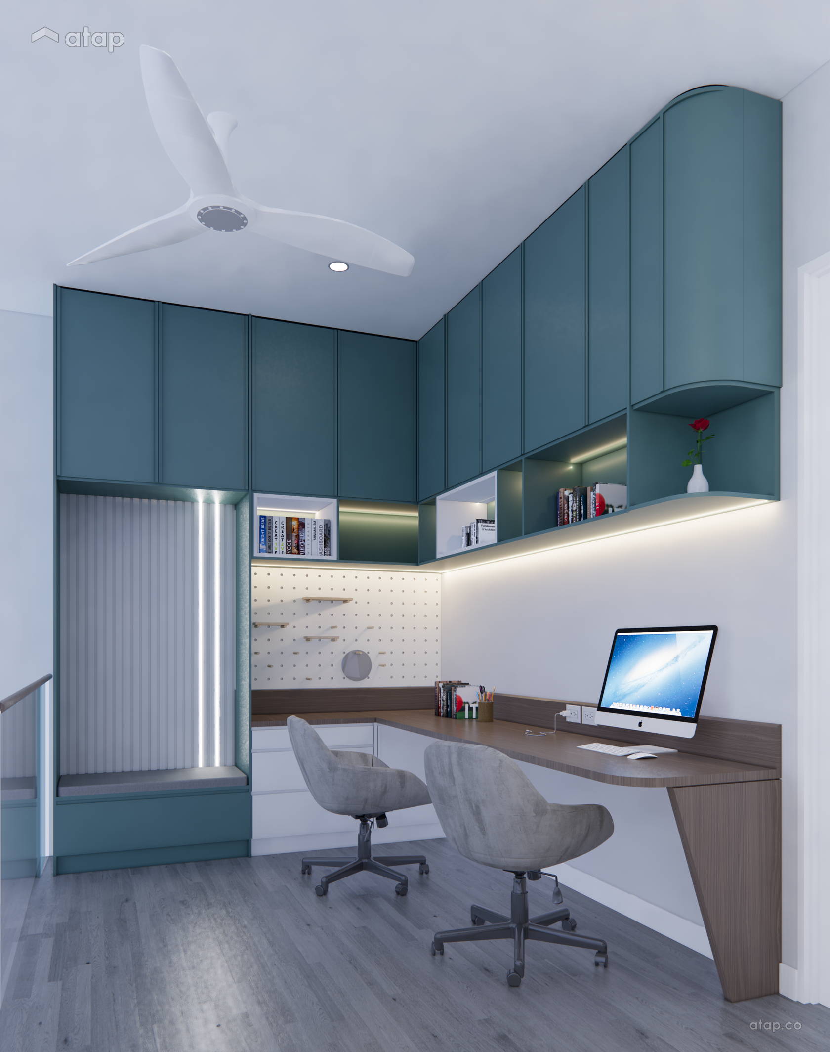 Study Room semi-detached design ideas & photos Malaysia | Atap.co