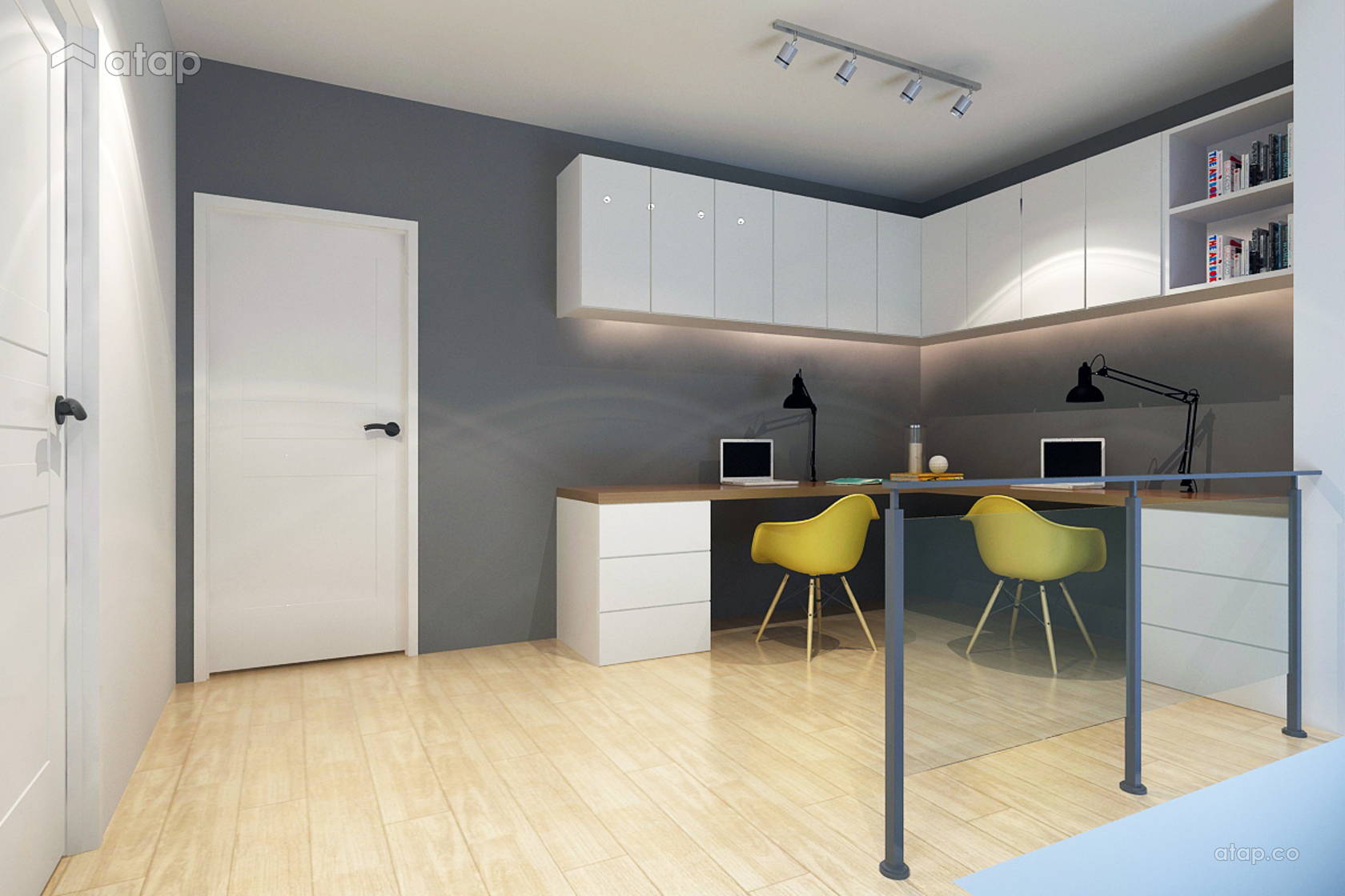 Minimalistic Modern Study Room terrace design ideas & photos Malaysia ...