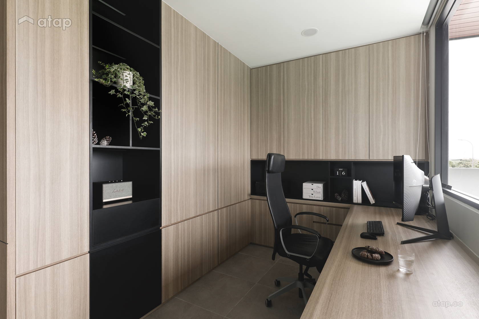 Contemporary Balcony Study Room terrace design ideas & photos Malaysia ...