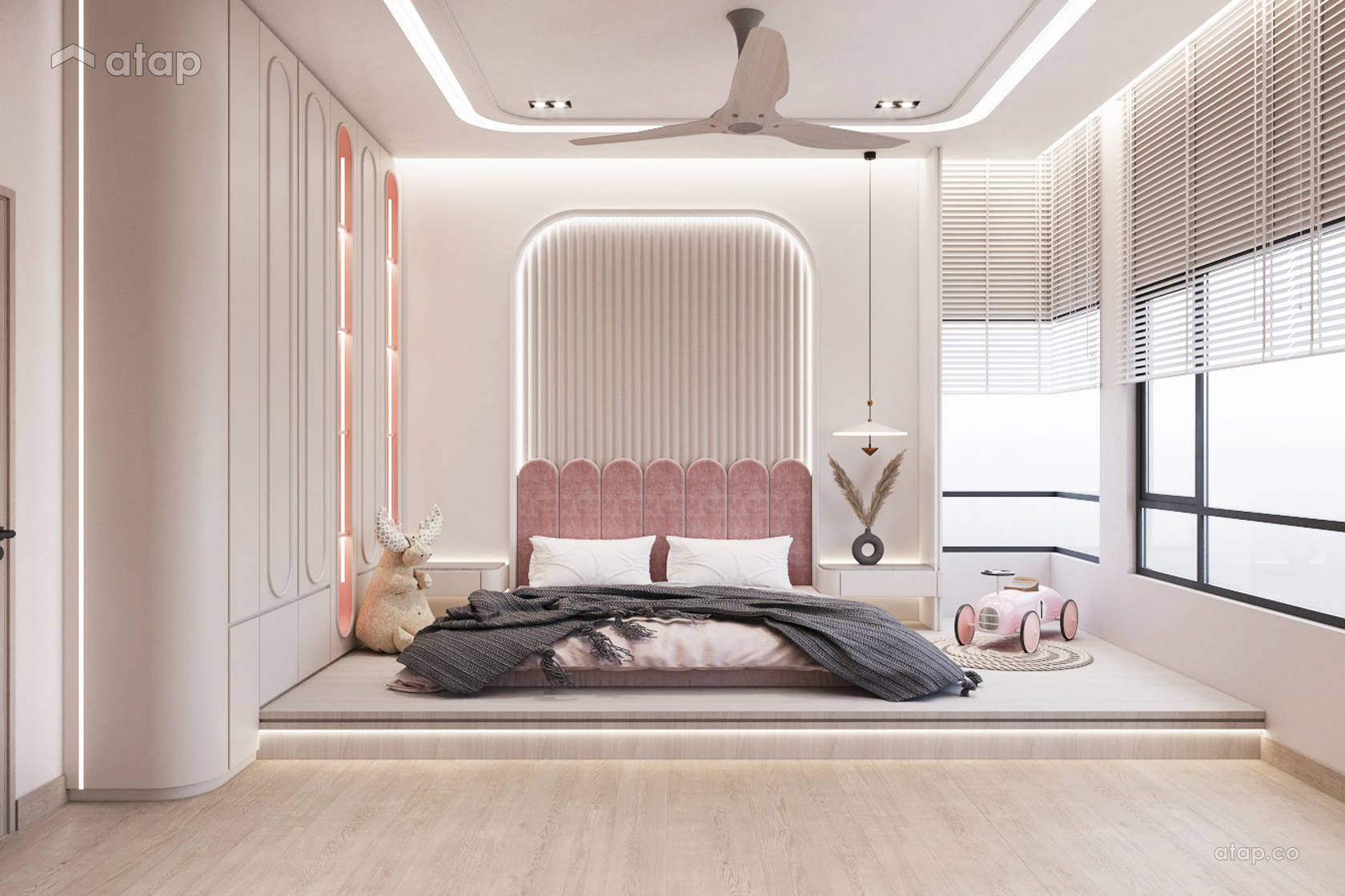 Contemporary Modern Bedroom Kids terrace design ideas & photos Malaysia | Atap.co