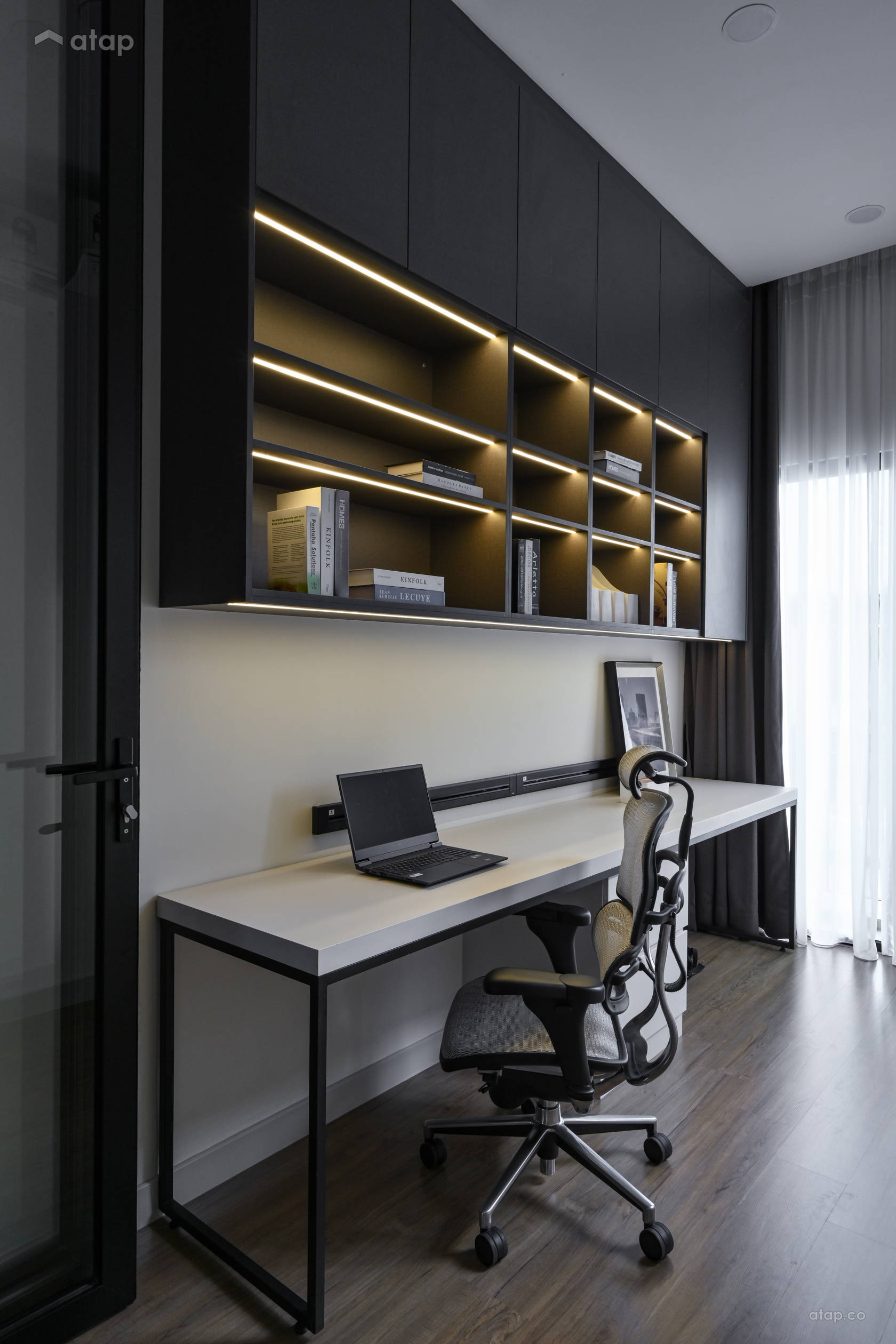 Contemporary Modern Study Room semi-detached design ideas & photos ...