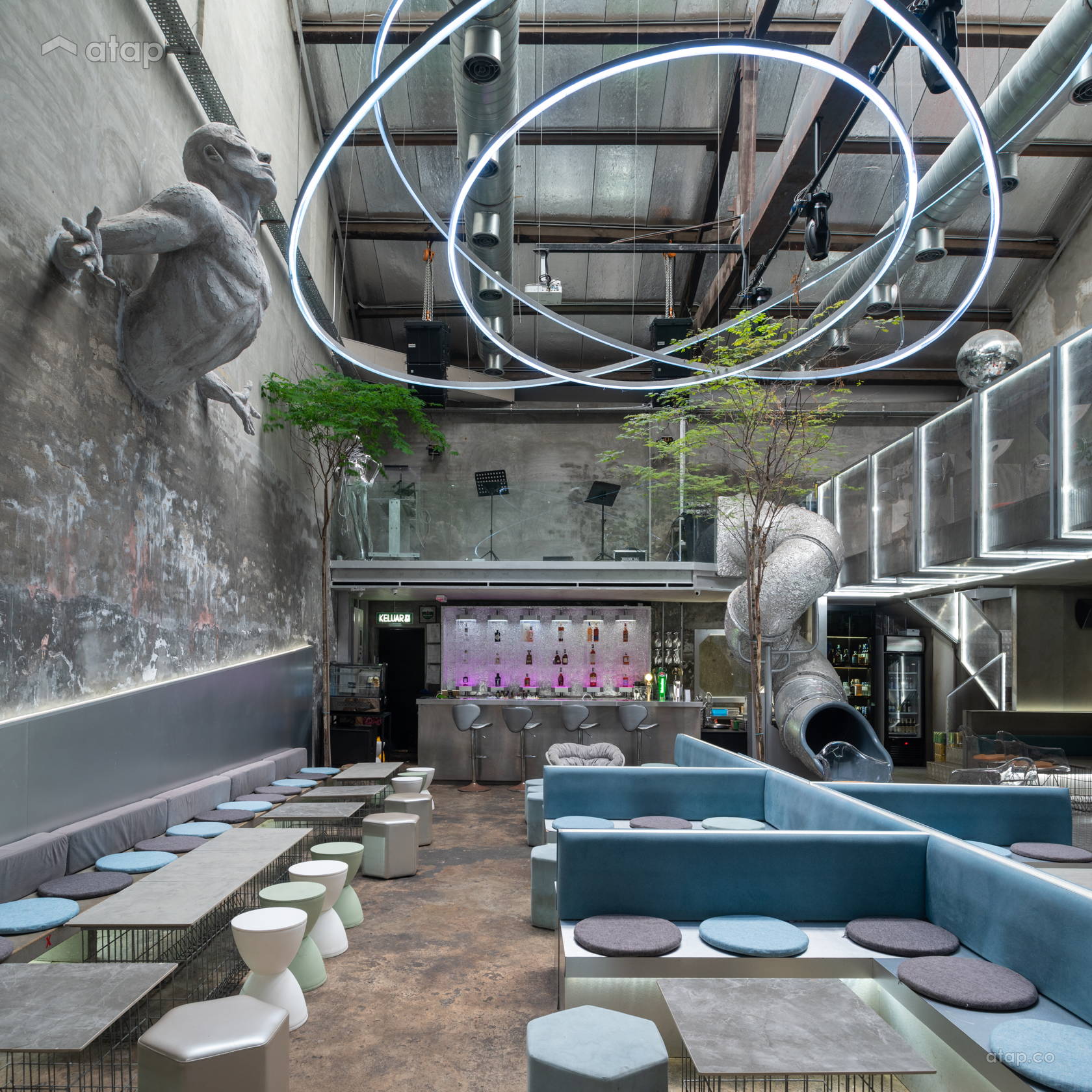 Contemporary Modern Dining Room Retail shophouse design ideas & photos ...