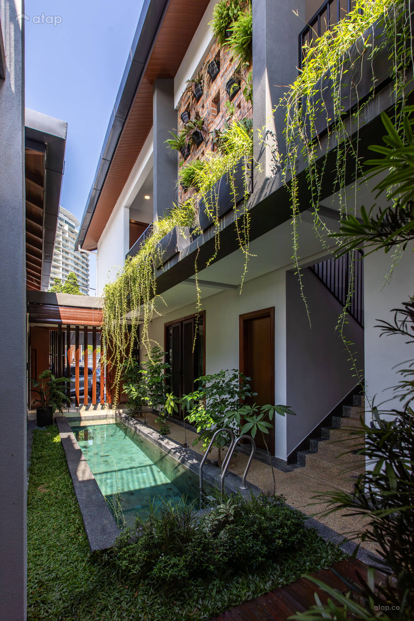 Modern Zen Garden terrace design ideas & photos Malaysia | Atap.co