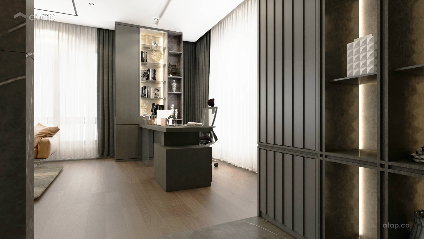 Modern Bedroom Study Room semi-detached design ideas & photos Malaysia ...