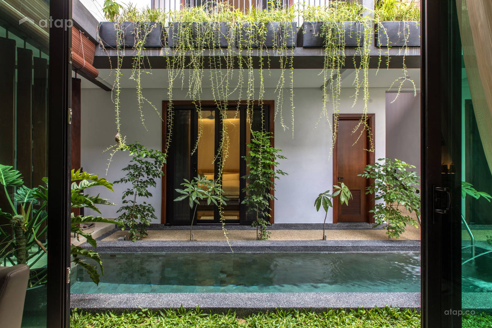 Modern Zen Garden terrace design ideas & photos Malaysia | Atap.co