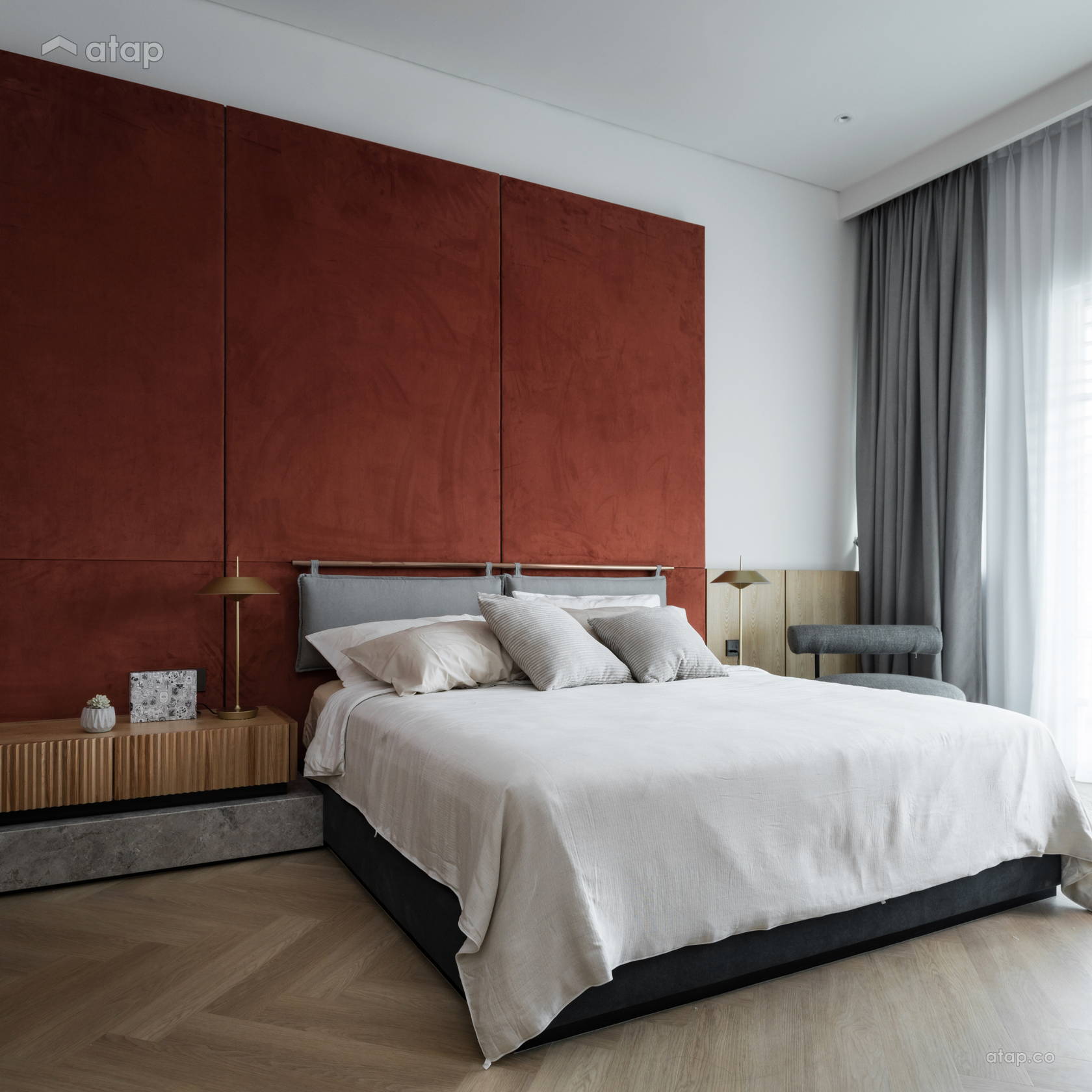 Modern Bedroom terrace design ideas & photos Malaysia | Atap.co