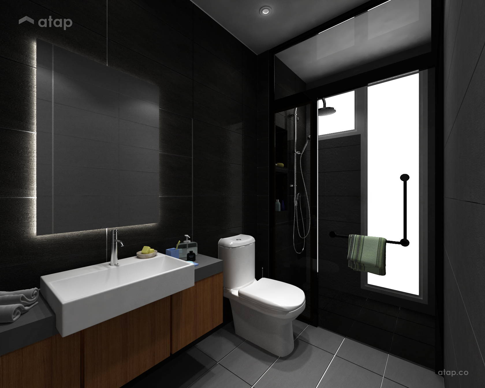 Contemporary Modern Bathroom bungalow design ideas & photos Malaysia ...