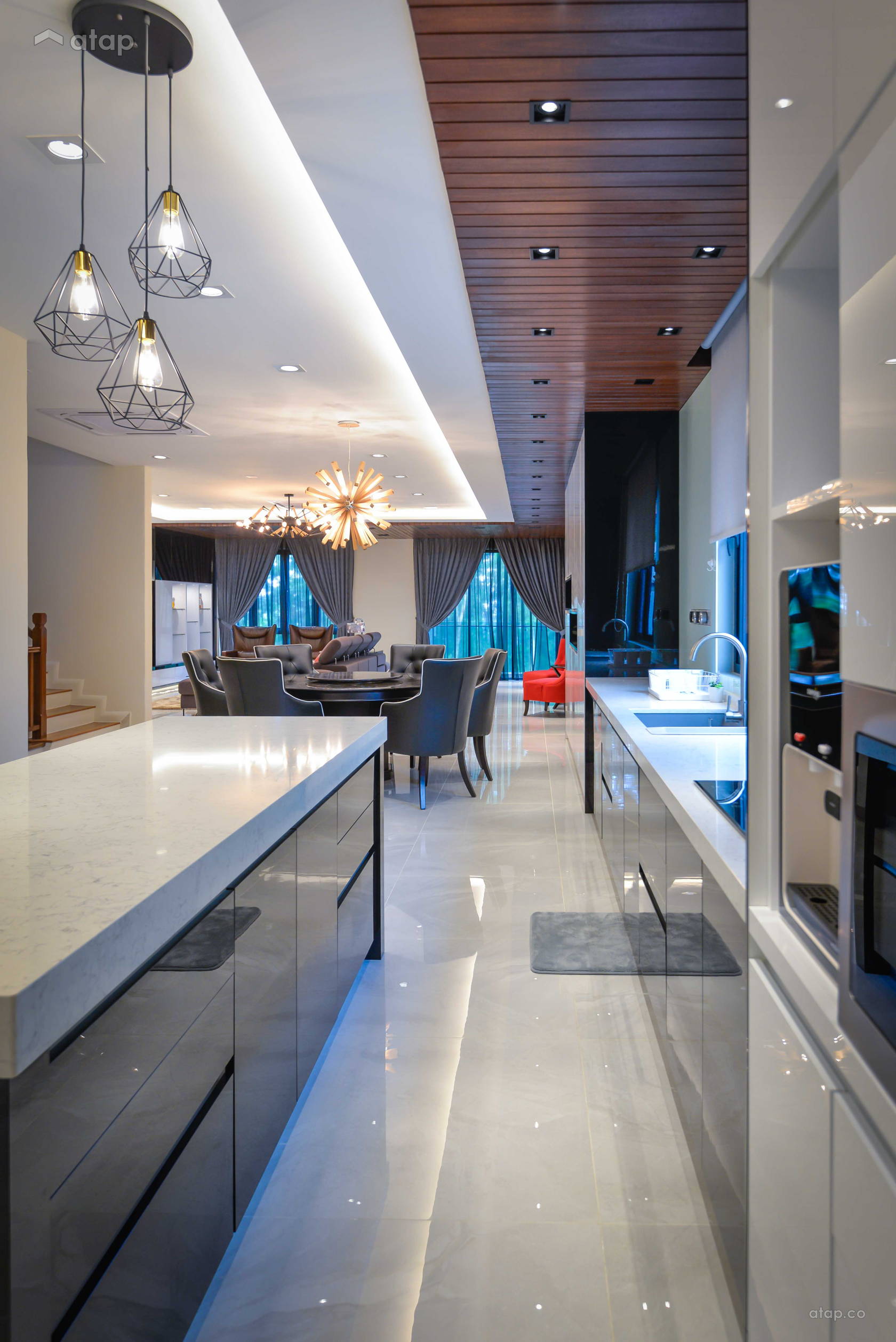 Modern Kitchen semi-detached design ideas & photos Malaysia | Atap.co