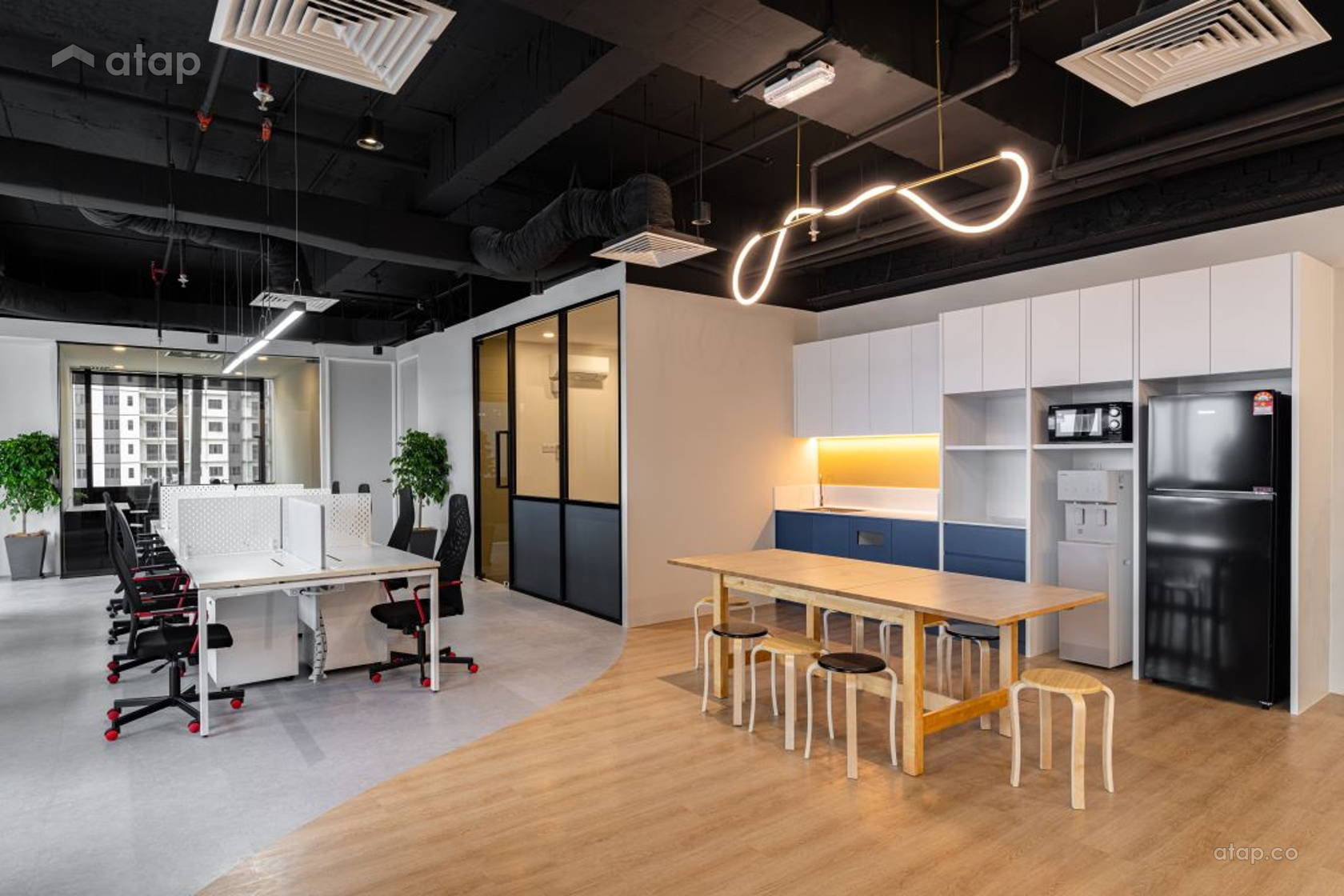 Modern Kitchen Office skyscraper design ideas & photos Malaysia | Atap.co