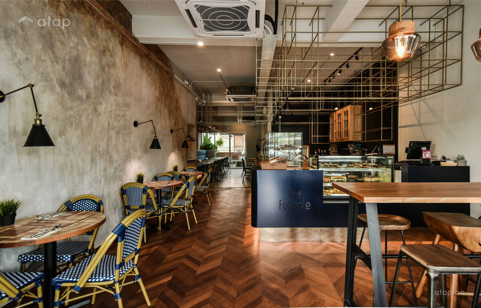 Industrial Retro F&B shophouse design ideas & photos Malaysia | Atap.co