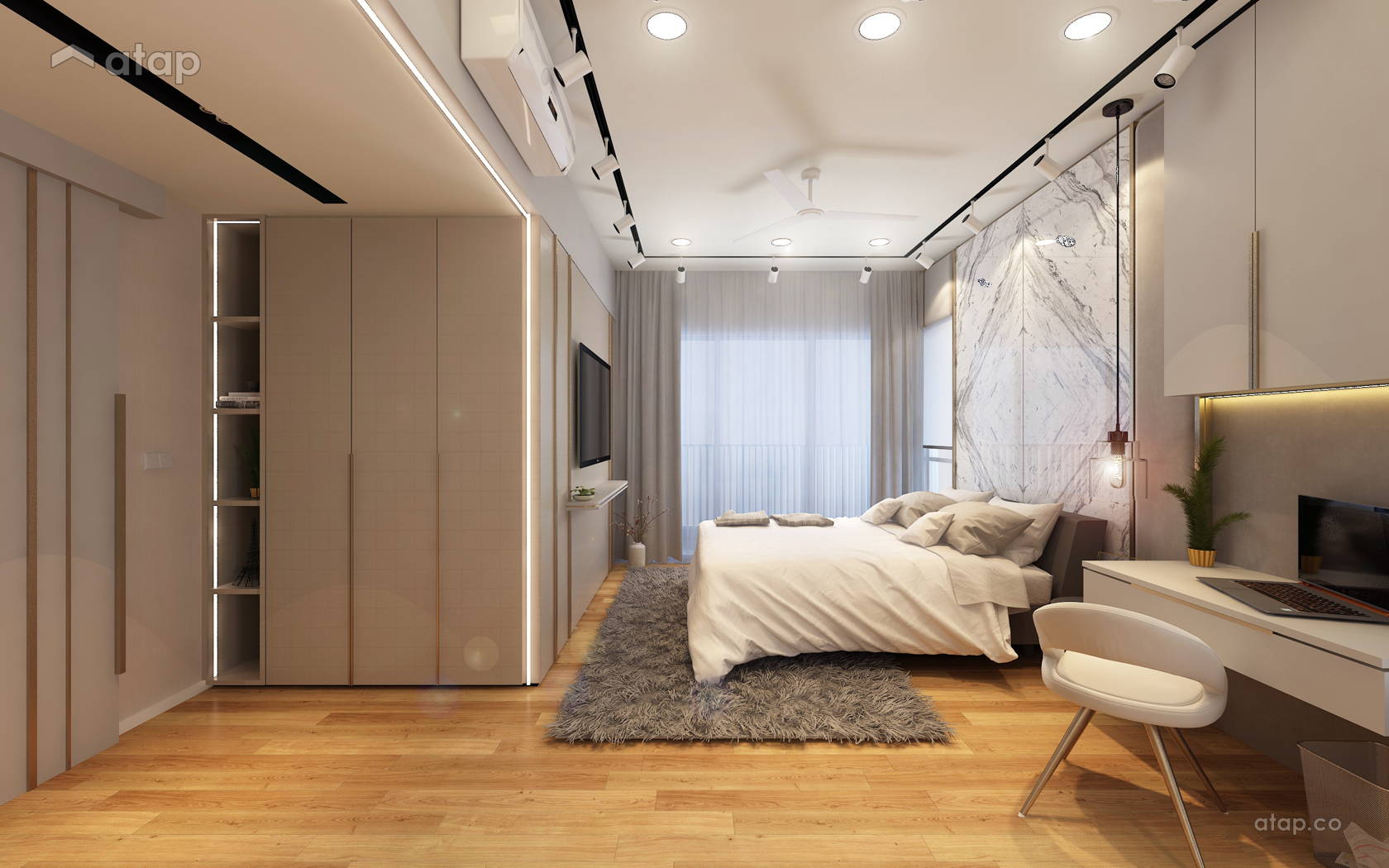 Modern Bathroom bungalow design ideas & photos Malaysia | Atap.co