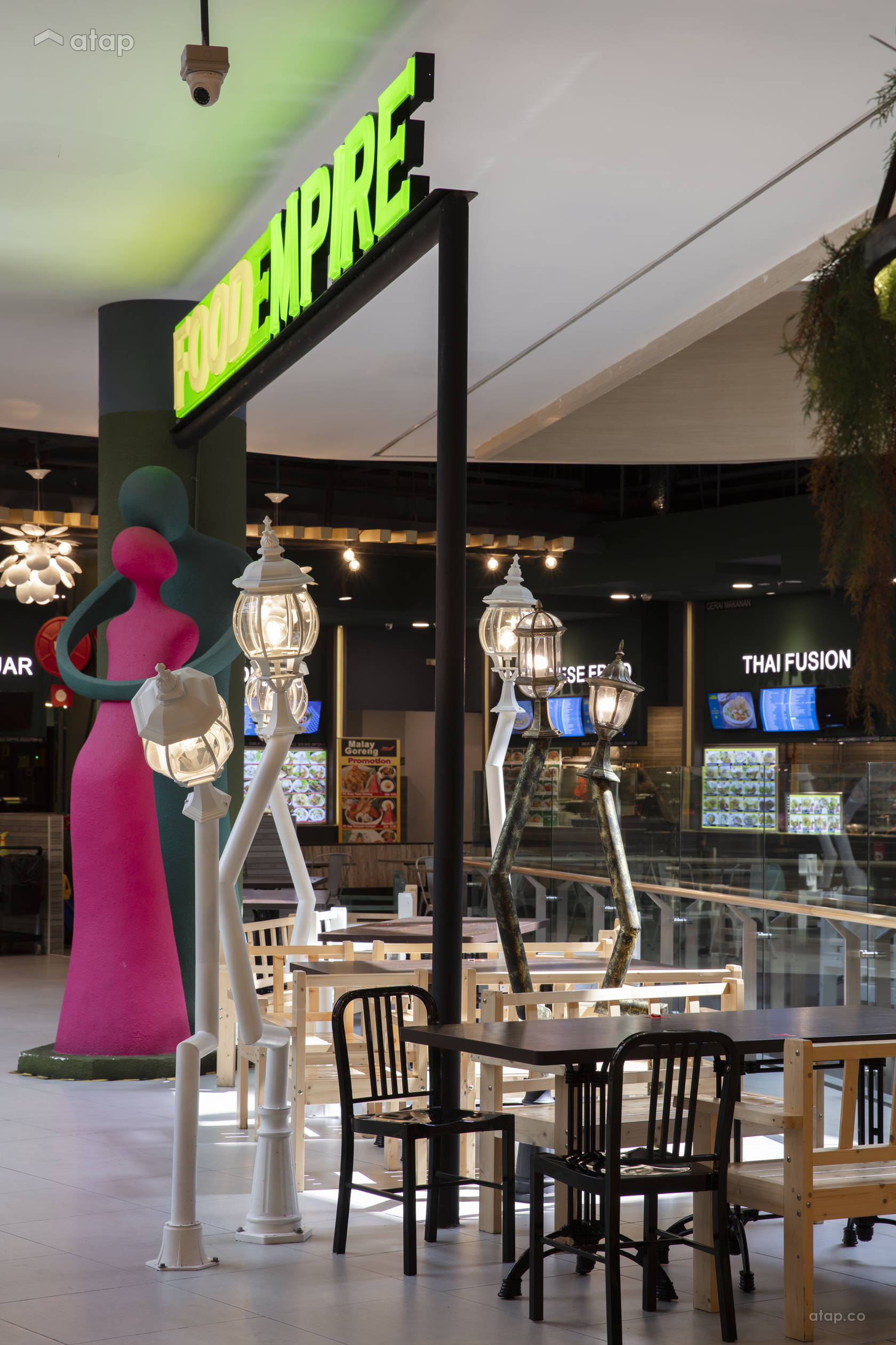 Contemporary F&B shopping mall design ideas & photos Malaysia | Atap.co