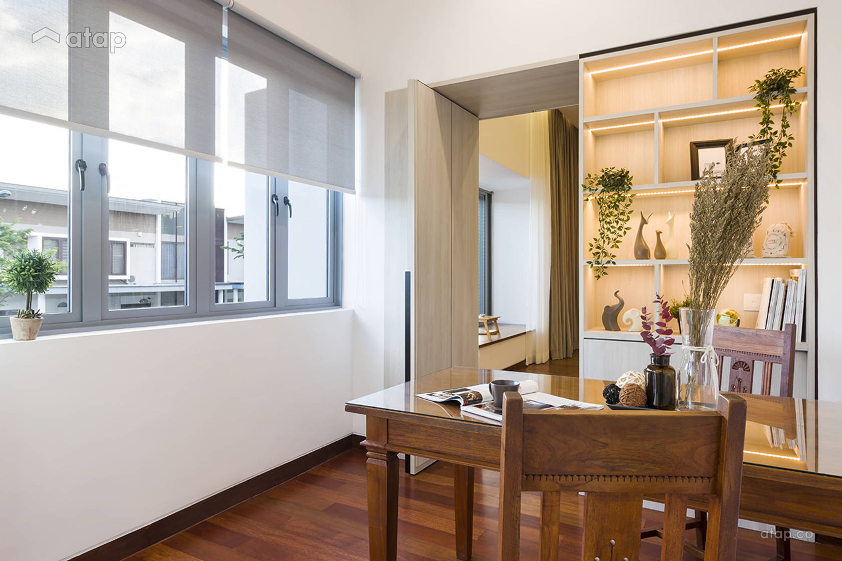 Country Zen Study Room semi-detached design ideas & photos Malaysia ...