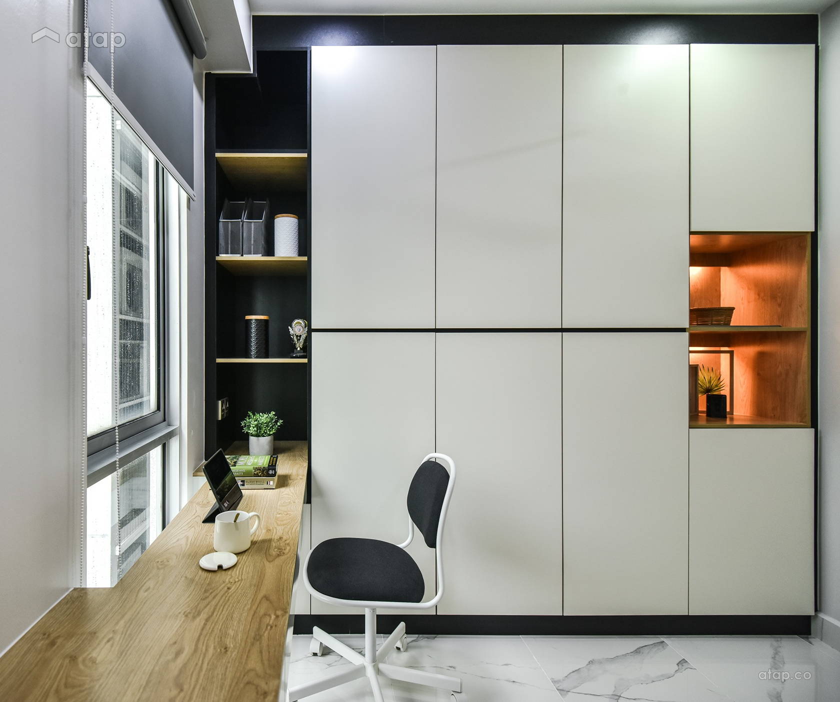 Minimalistic Study Room condominium design ideas & photos Malaysia ...