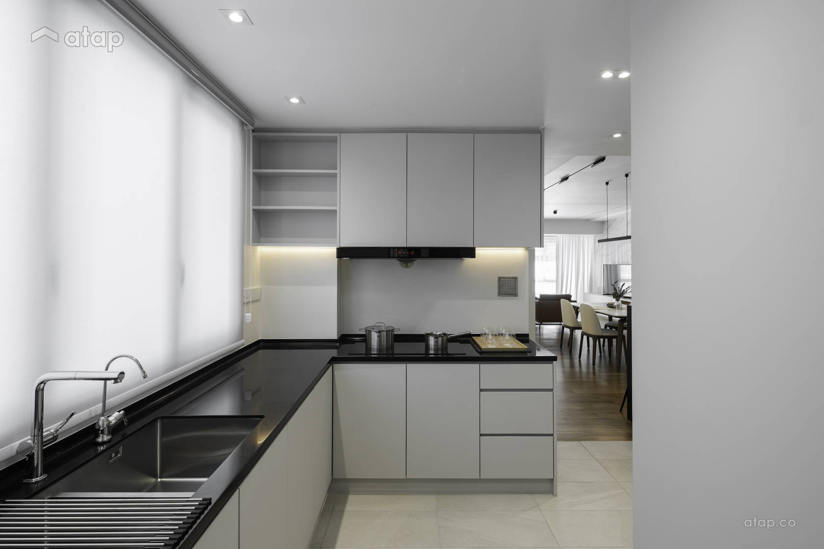 Modern Zen Kitchen condominium design ideas & photos Malaysia | Atap.co