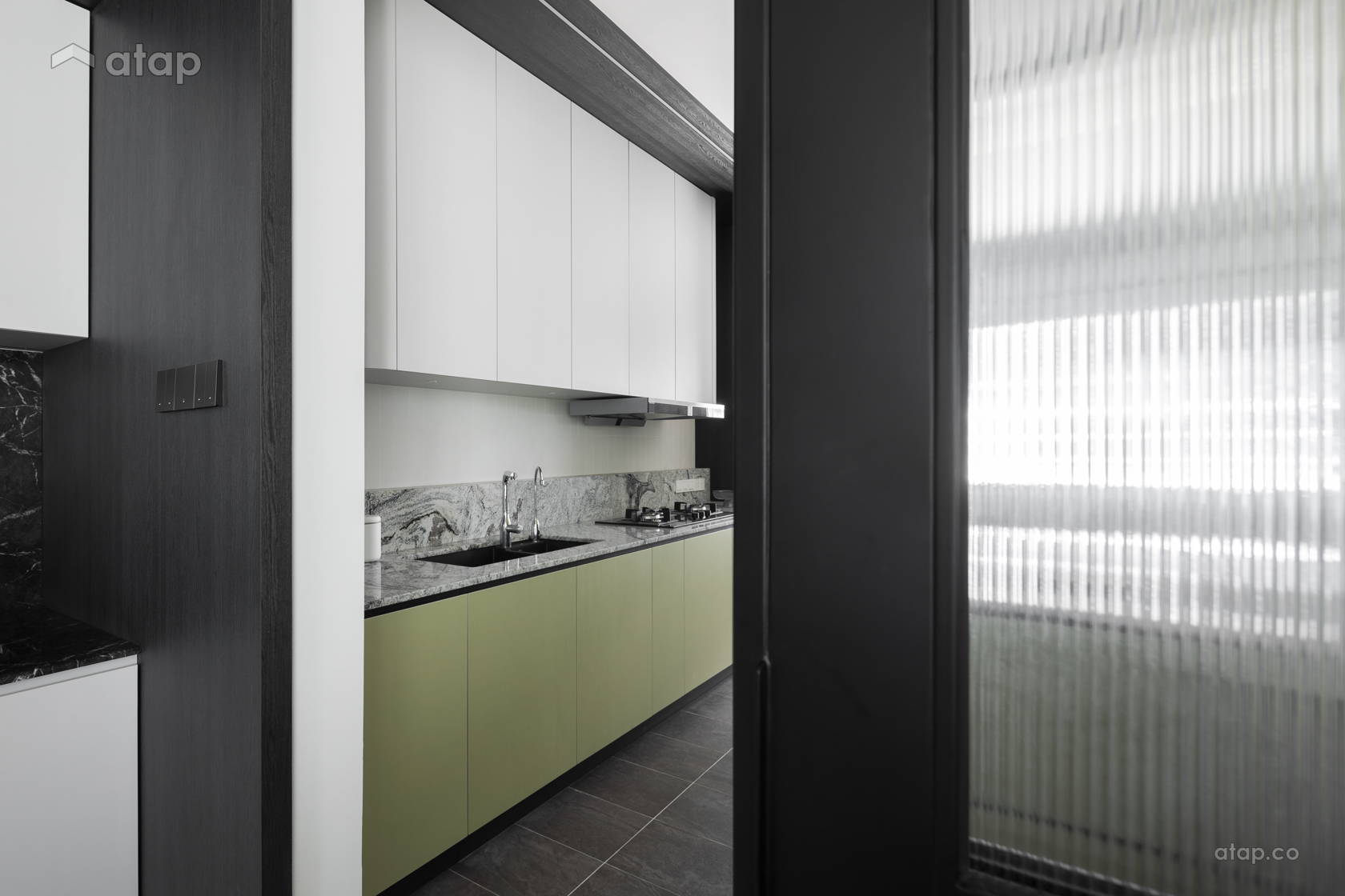Contemporary Modern Kitchen semi-detached design ideas & photos ...