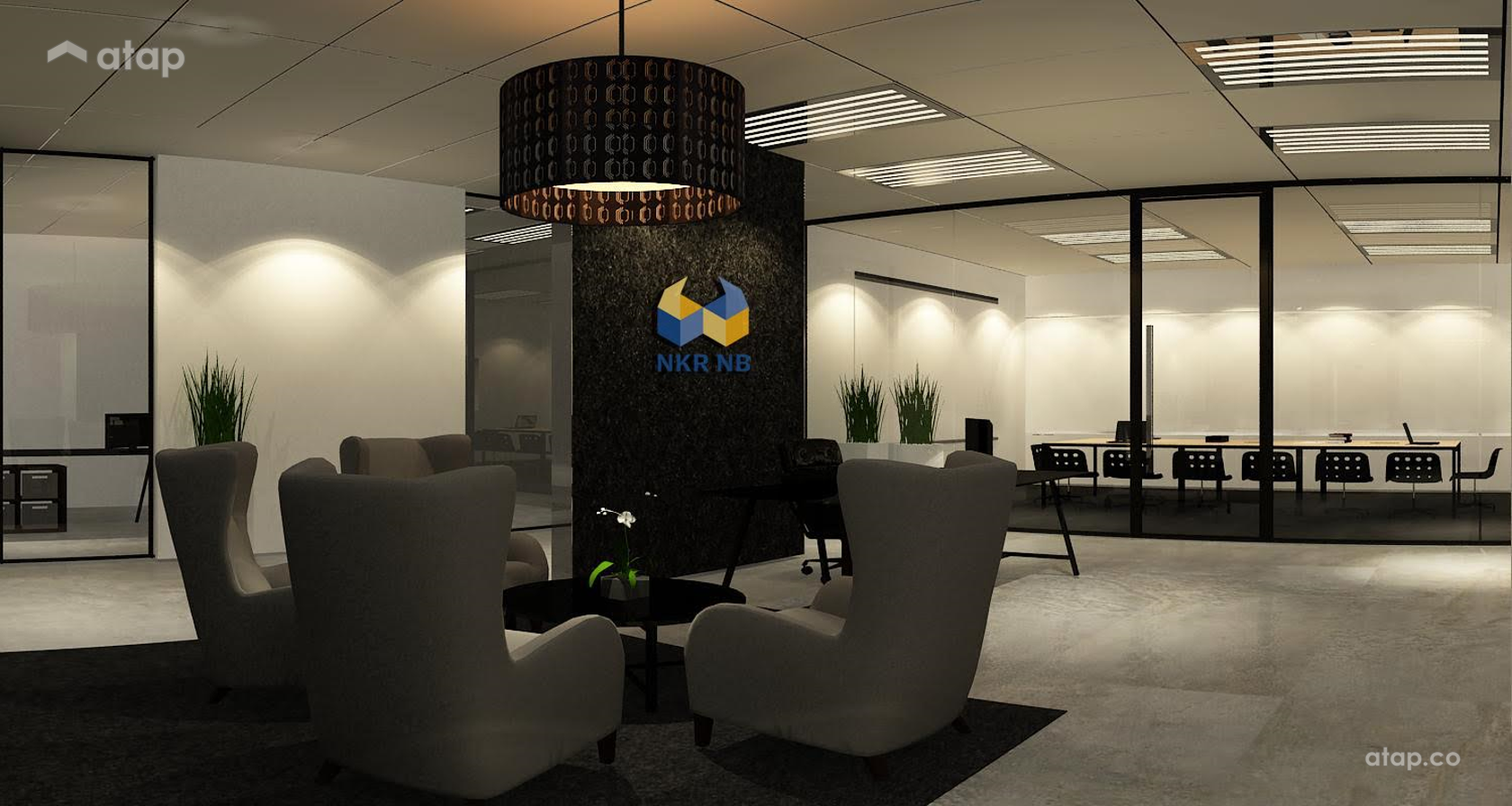 Minimalistic Office skyscraper design ideas & photos Malaysia | Atap.co