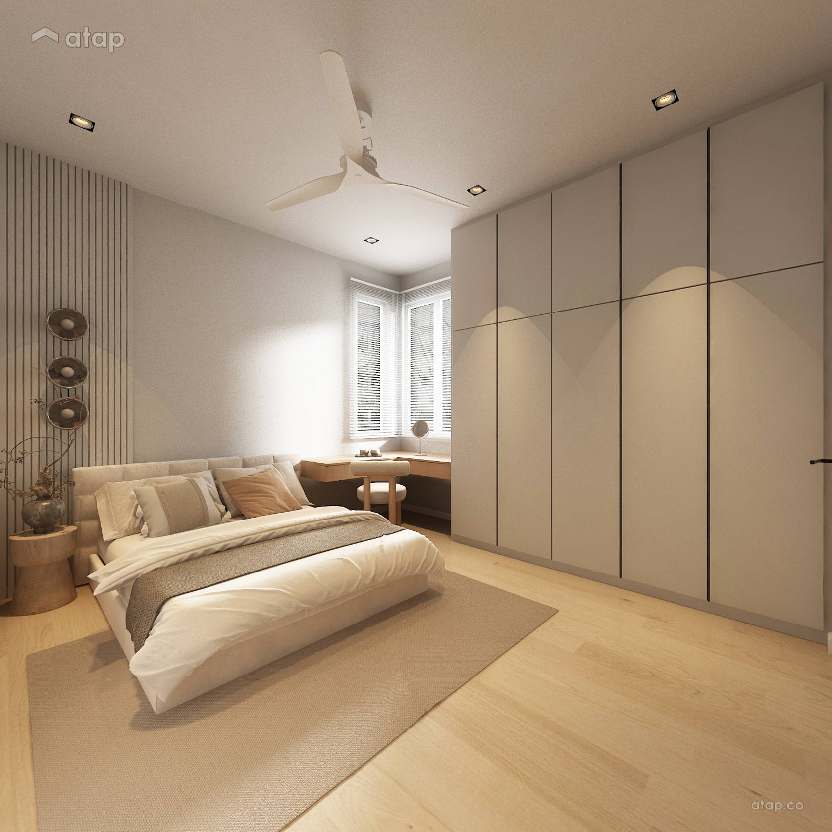 Modern Scandinavian Bedroom bungalow design ideas & photos Malaysia ...