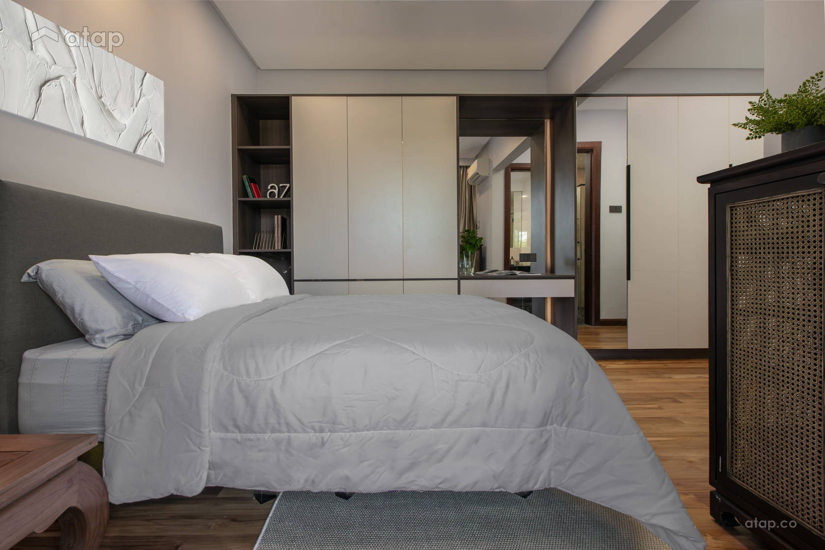 Modern Zen Bedroom terrace design ideas & photos Malaysia | Atap.co