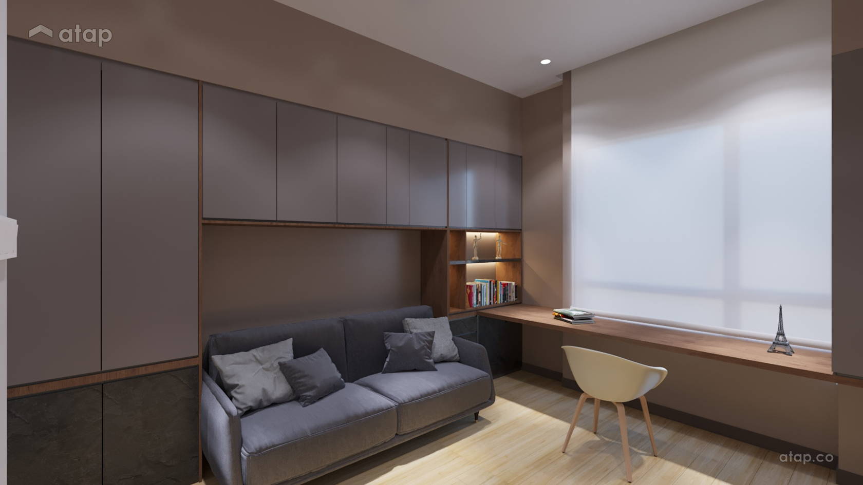 Zen Study Room semi-detached design ideas & photos Malaysia | Atap.co