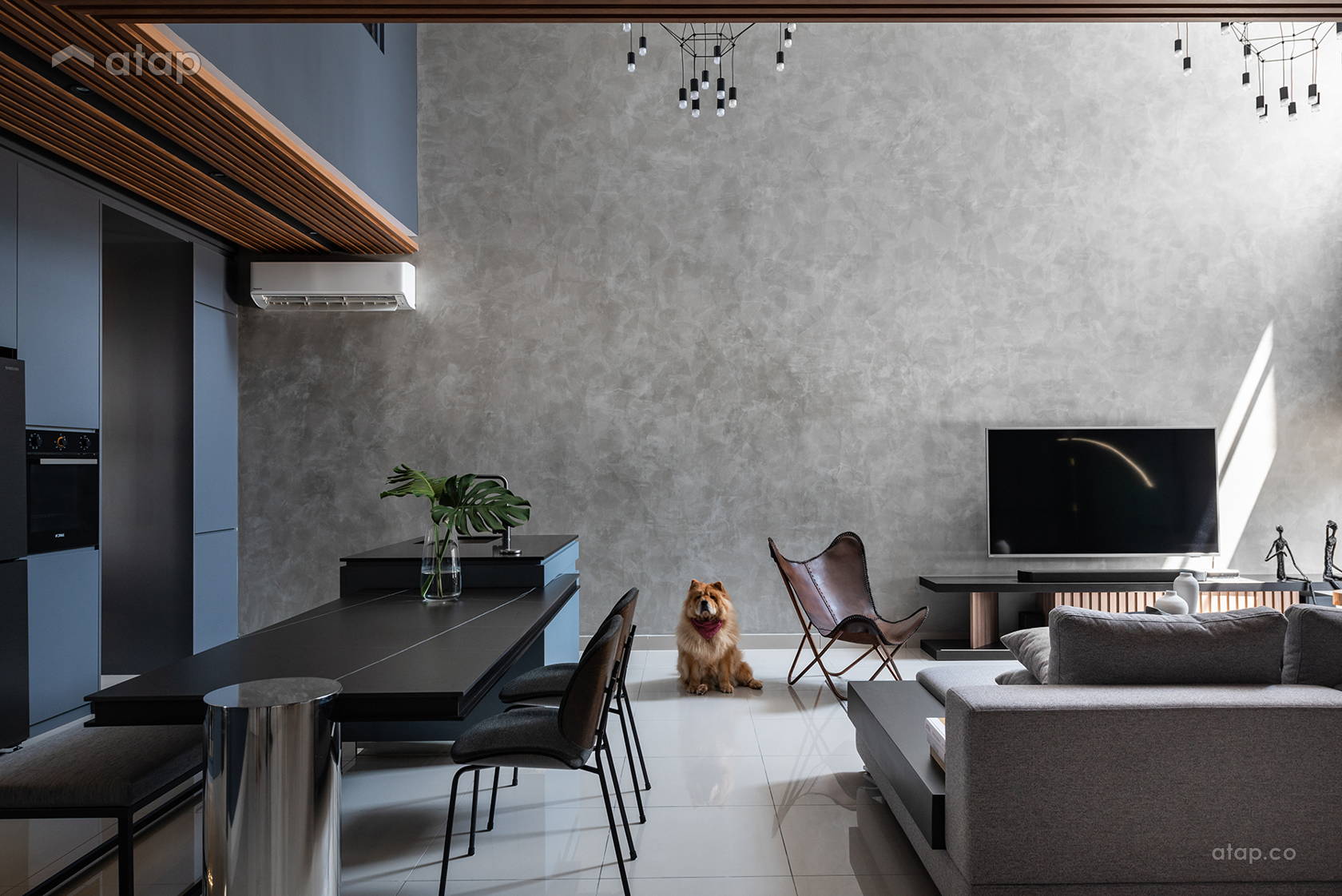 Contemporary Modern Dining Room Kitchen terrace design ideas & photos ...