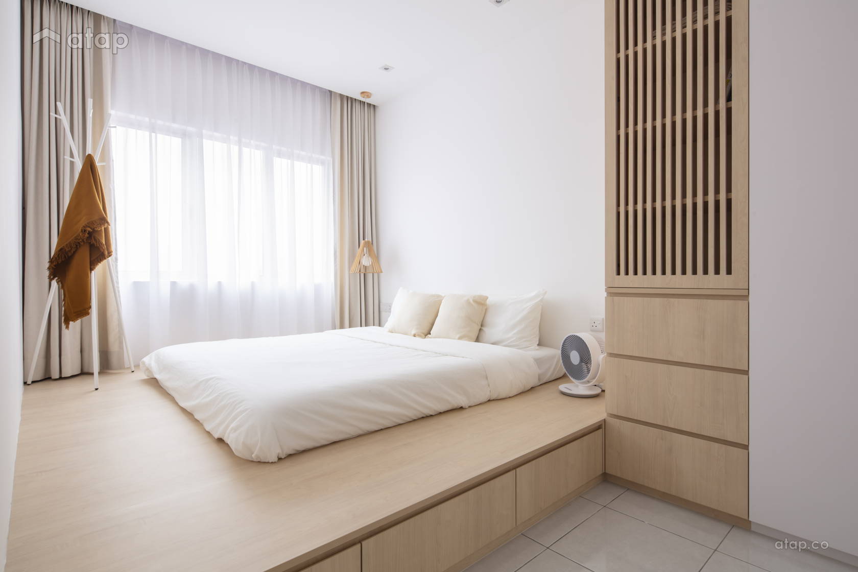 Asian Zen Bedroom condominium design ideas & photos Malaysia | Atap.co