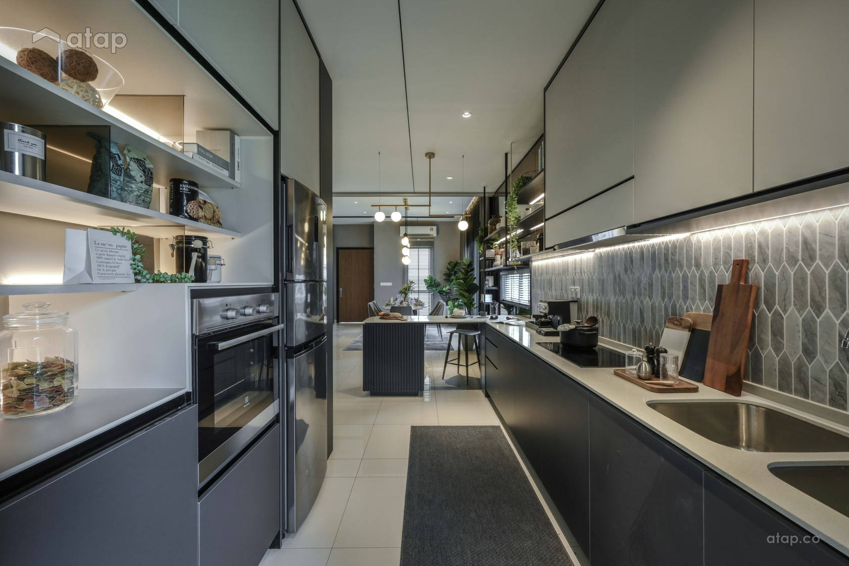 Kitchen semi-detached design ideas & photos Malaysia | Atap.co