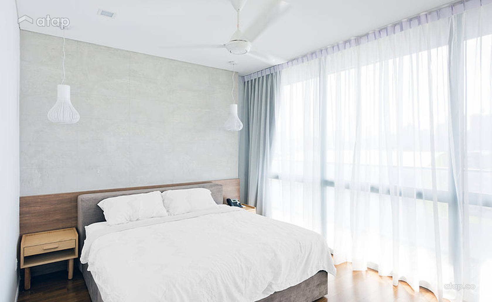 Scandinavian Bedroom apartment design ideas & photos Malaysia | Atap.co