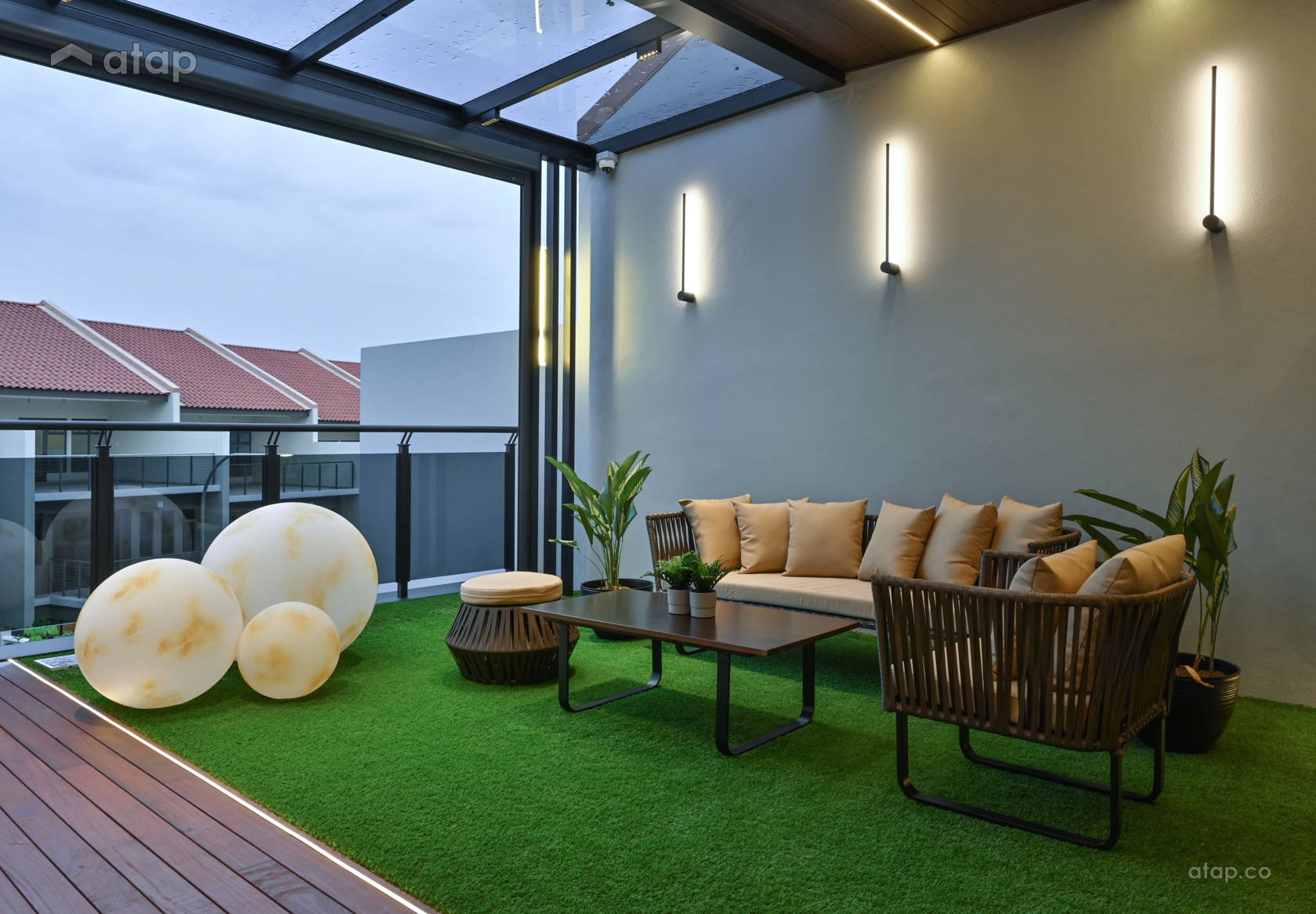 Contemporary Modern Balcony terrace design ideas & photos Malaysia ...