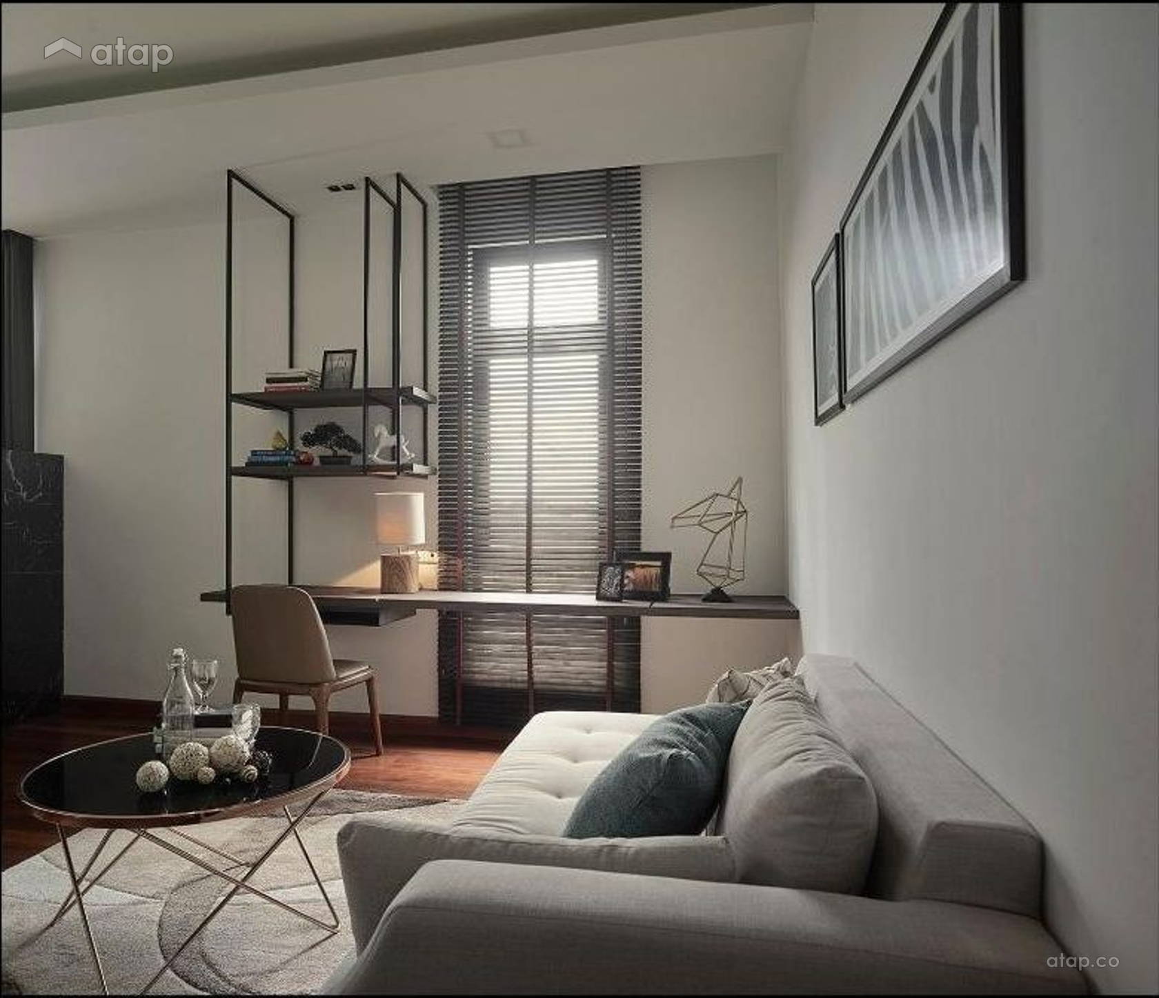 Zen Study Room bungalow design ideas & photos Malaysia | Atap.co