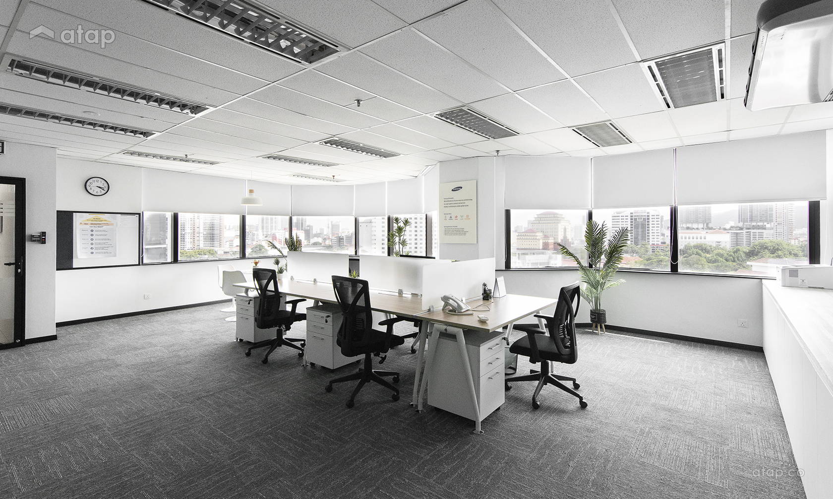 Minimalistic Office shophouse design ideas & photos Malaysia | Atap.co
