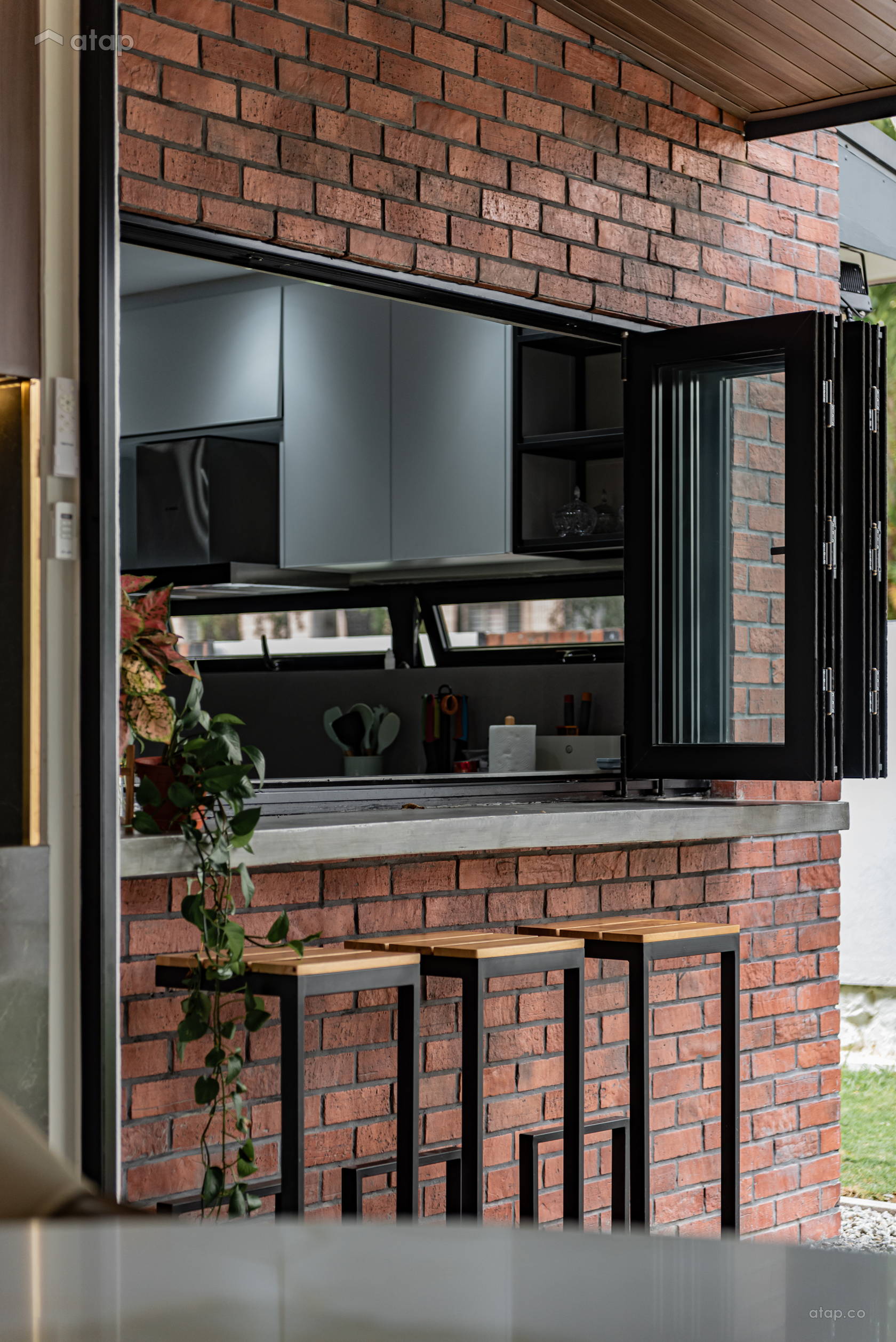 Contemporary Modern Exterior Kitchen terrace design ideas & photos ...