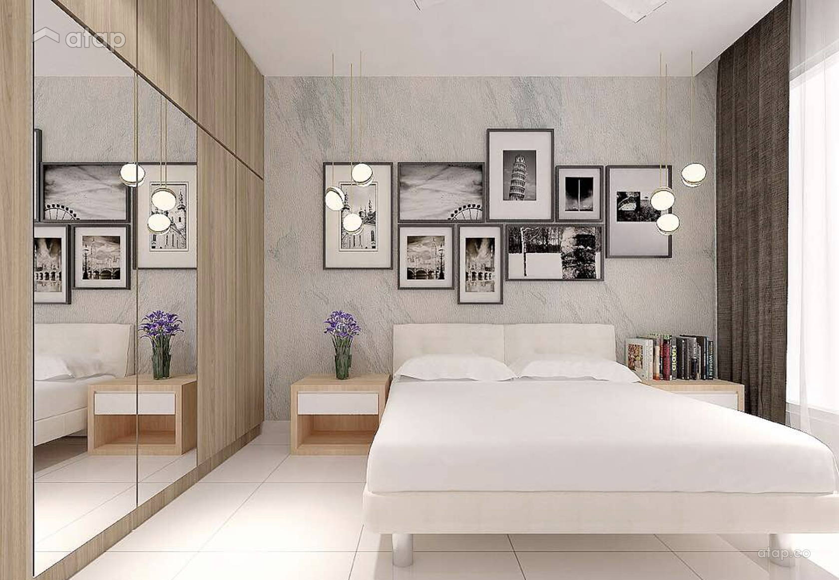 Minimalistic Zen Bedroom condominium design ideas & photos Malaysia ...