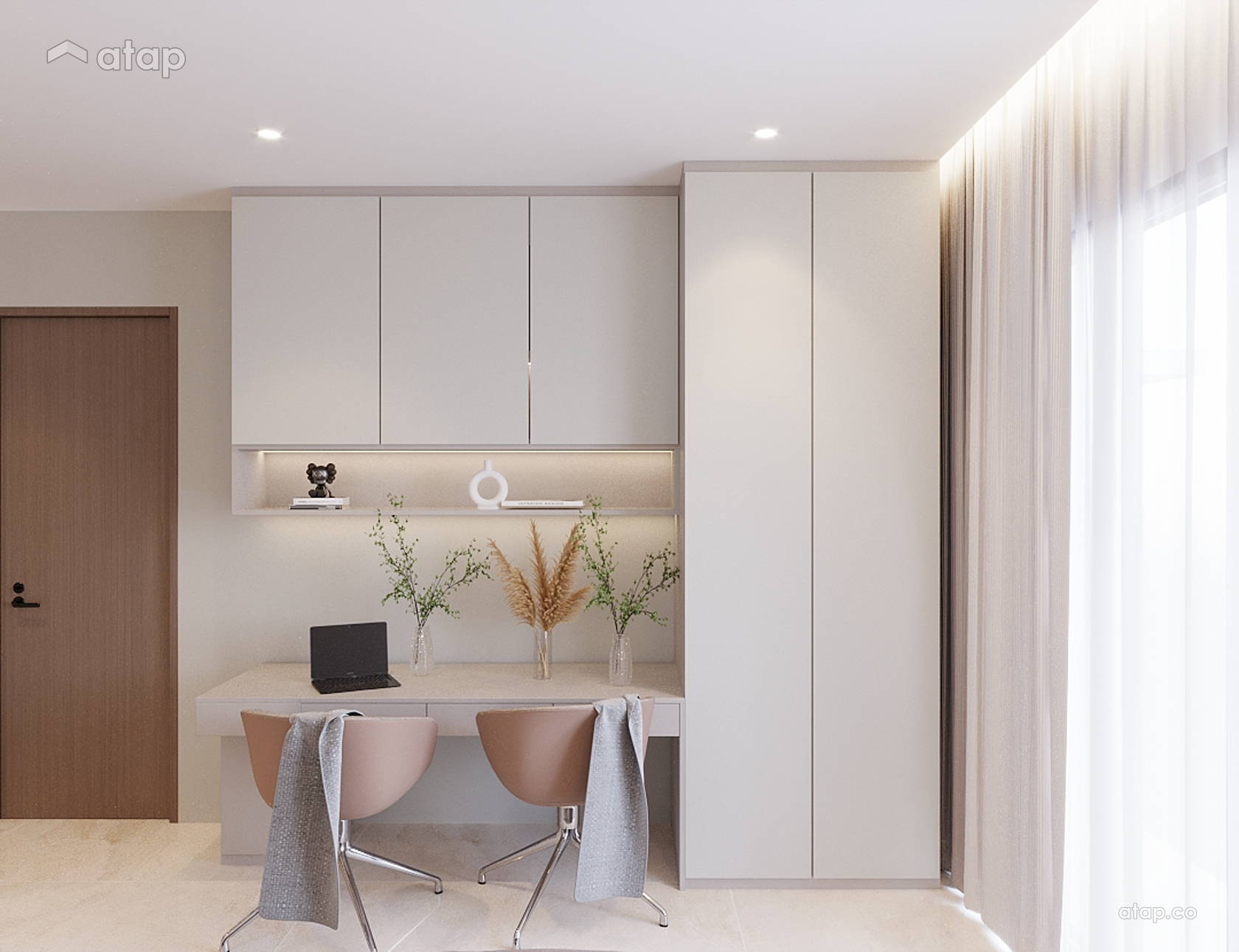 Contemporary Modern Study Room condominium design ideas & photos Malaysia | Atap.co