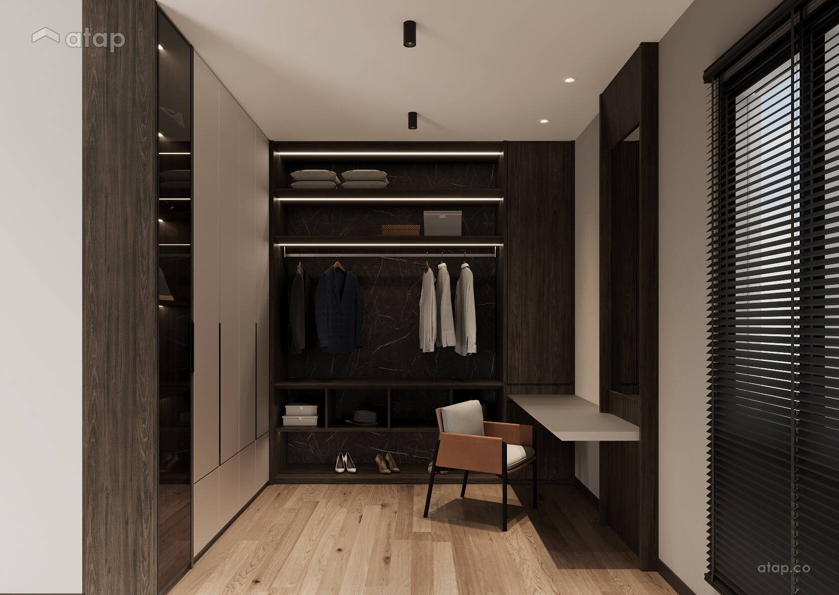 Minimalistic Rustic Bedroom bungalow design ideas & photos Malaysia ...