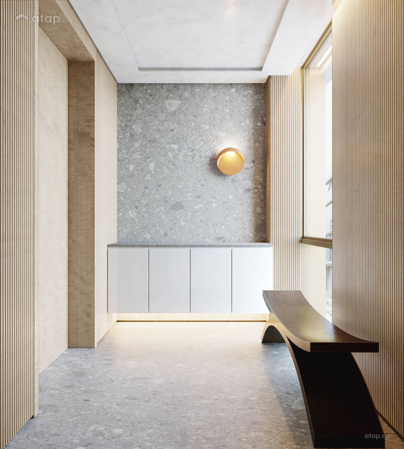 Contemporary Minimalistic Foyer apartment design ideas & photos ...