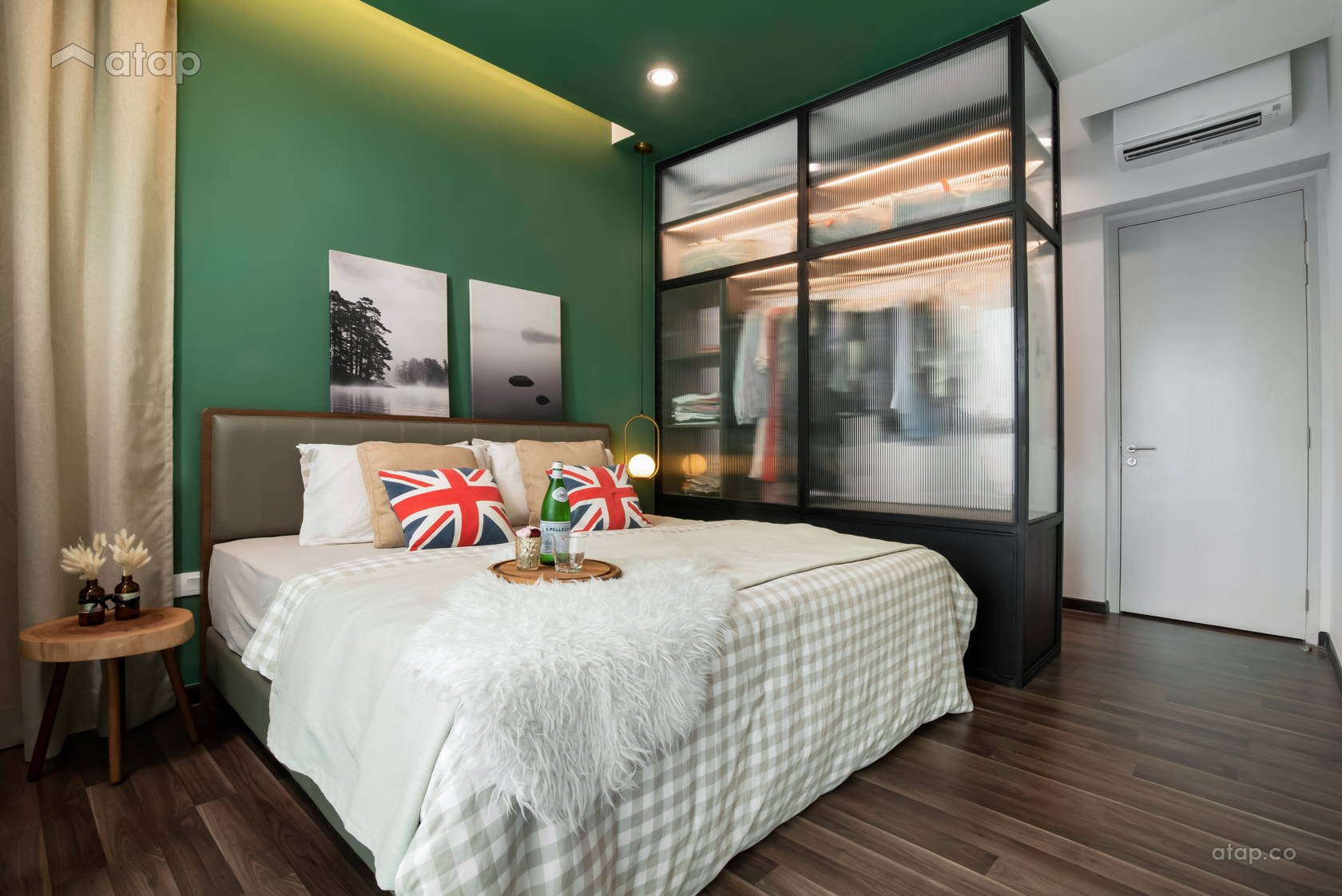 Retro Vintage Bedroom condominium design ideas & photos Malaysia | Atap.co